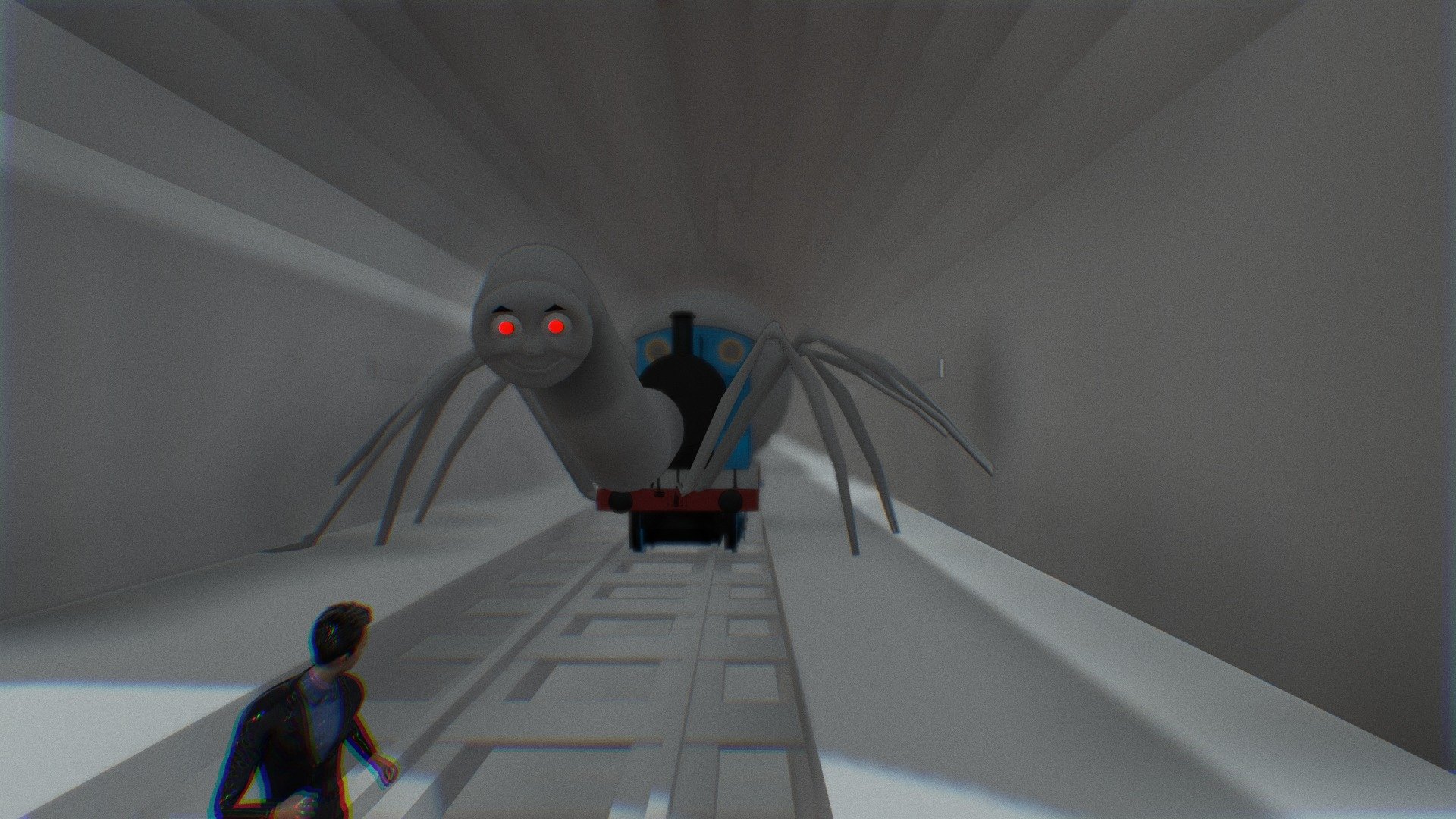 Cursed Thomas In Tunnel (Built by @ConflicCage) - Download Free 3D ...