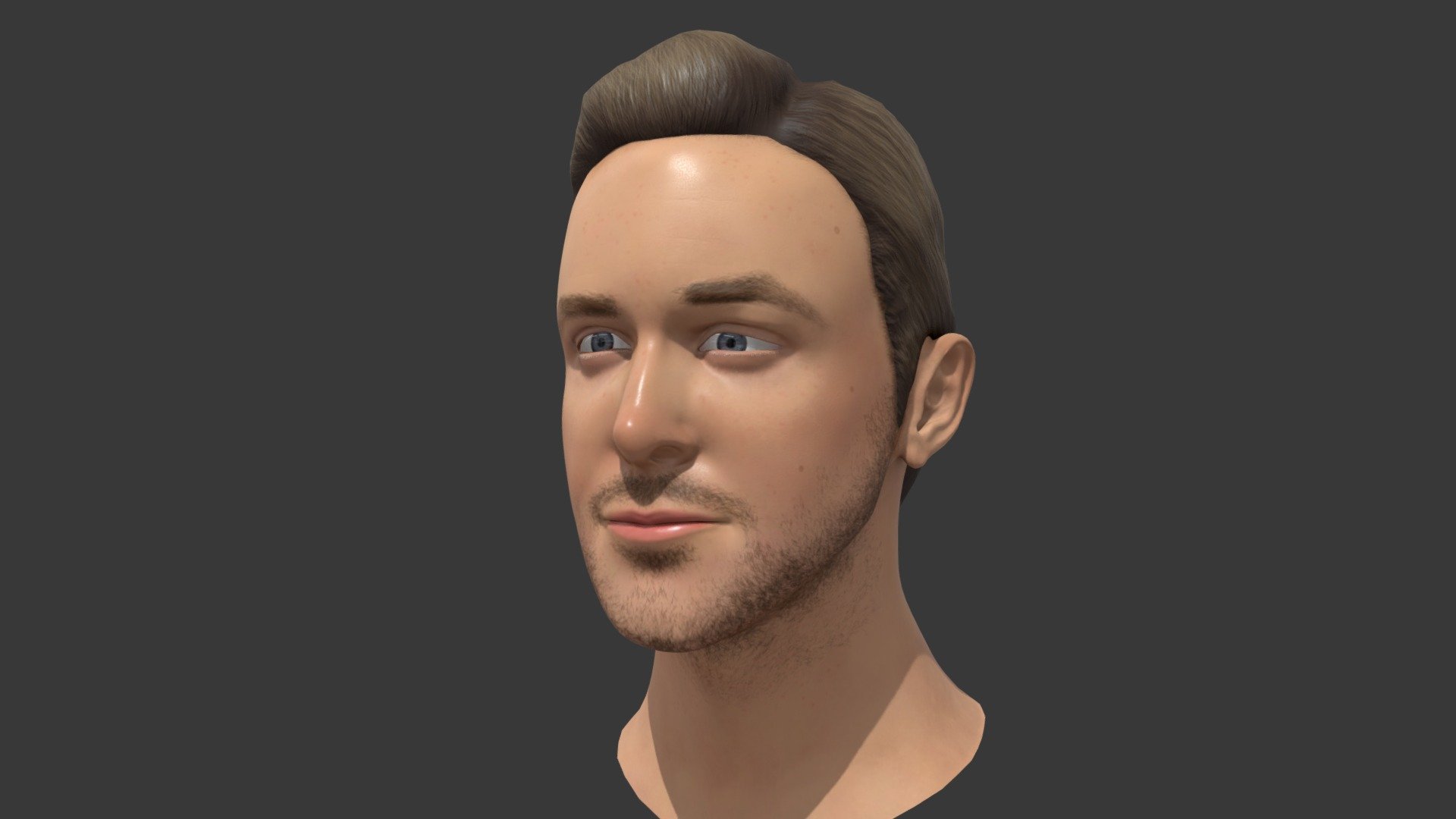 Ryan Gosling Practice Bust - 3D model by TawneyStyle [12cb317] - Sketchfab
