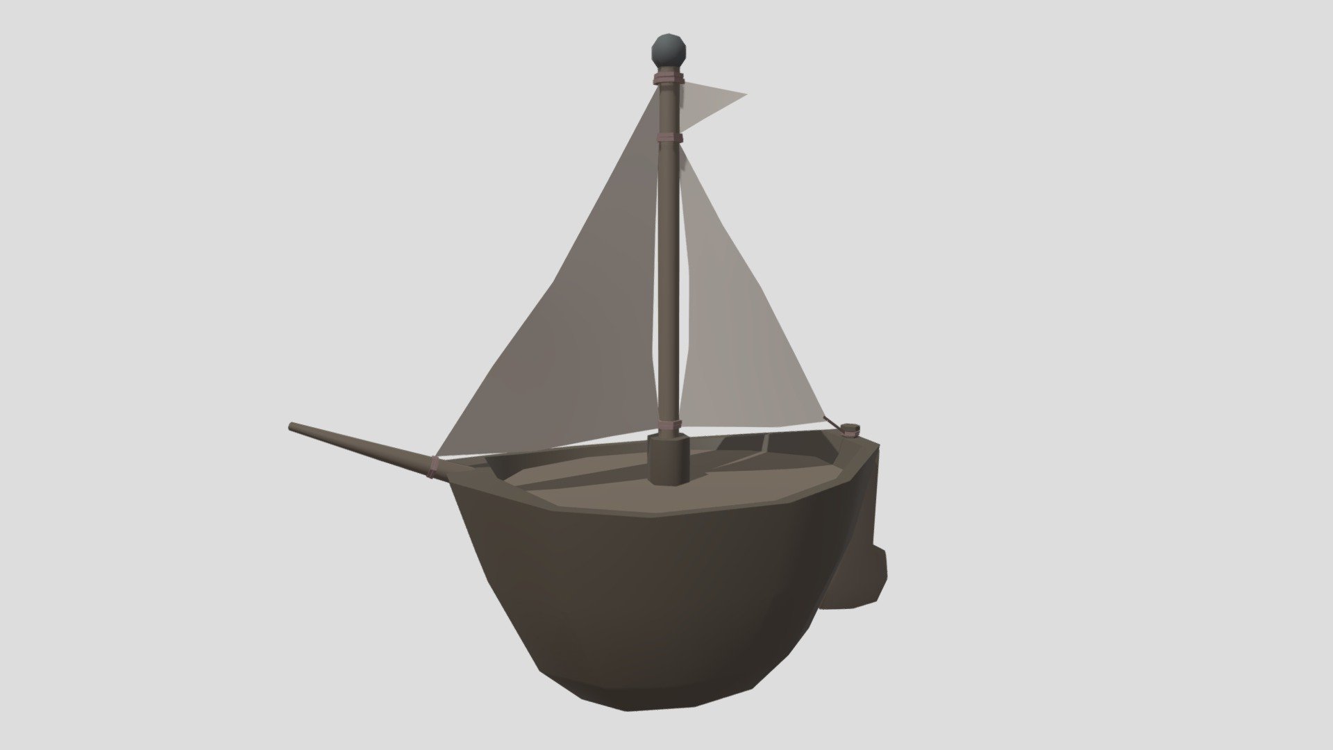Untextured Low Poly Boat - Download Free 3D model by Joel.Loh [12cb5ee ...