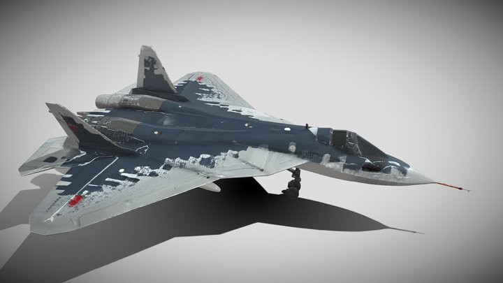 Su-57 3D models - Sketchfab