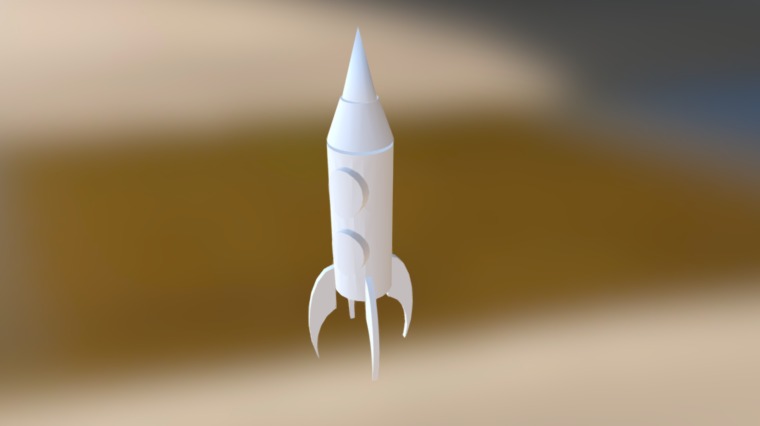Rocket - 3D model by oliviabaker [12cc3d3] - Sketchfab