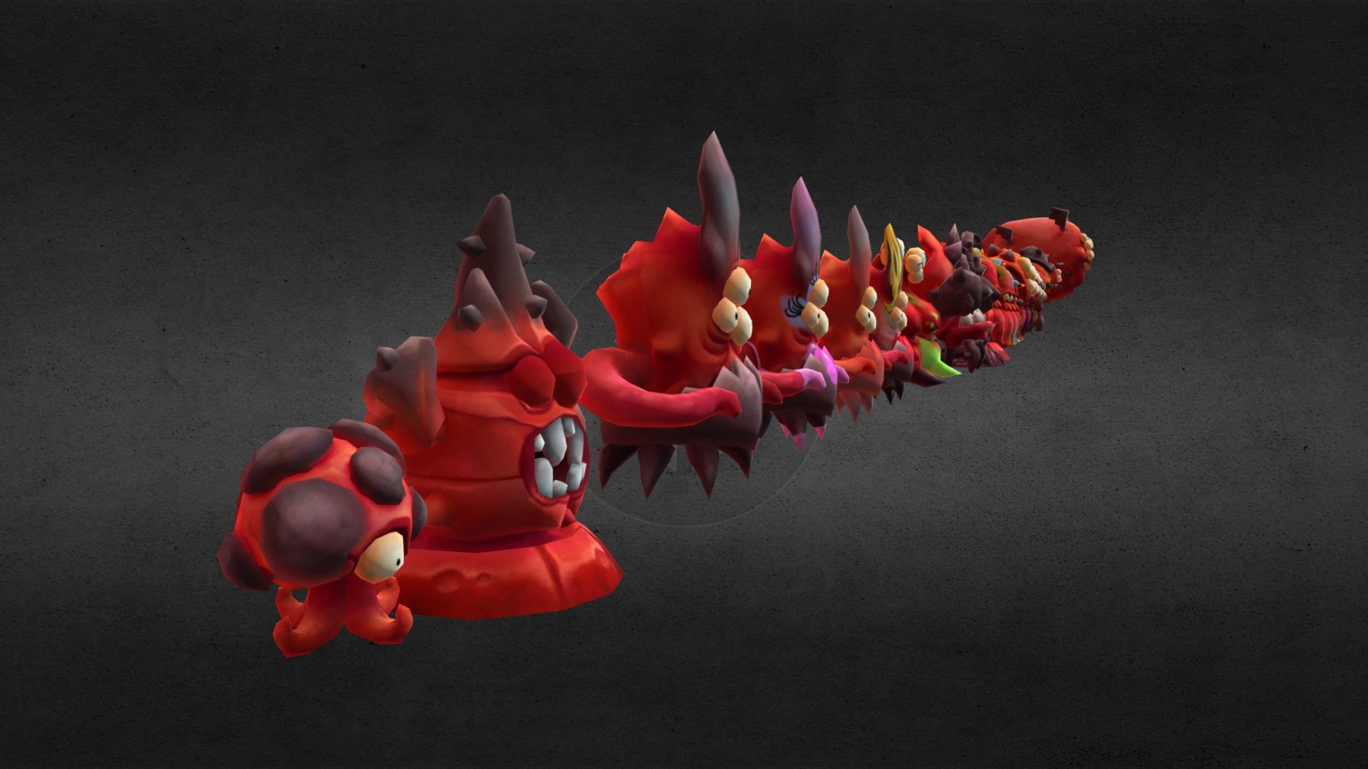 Teratopia Enemies - Download Free 3D model by Super Ripper (@Horror ...
