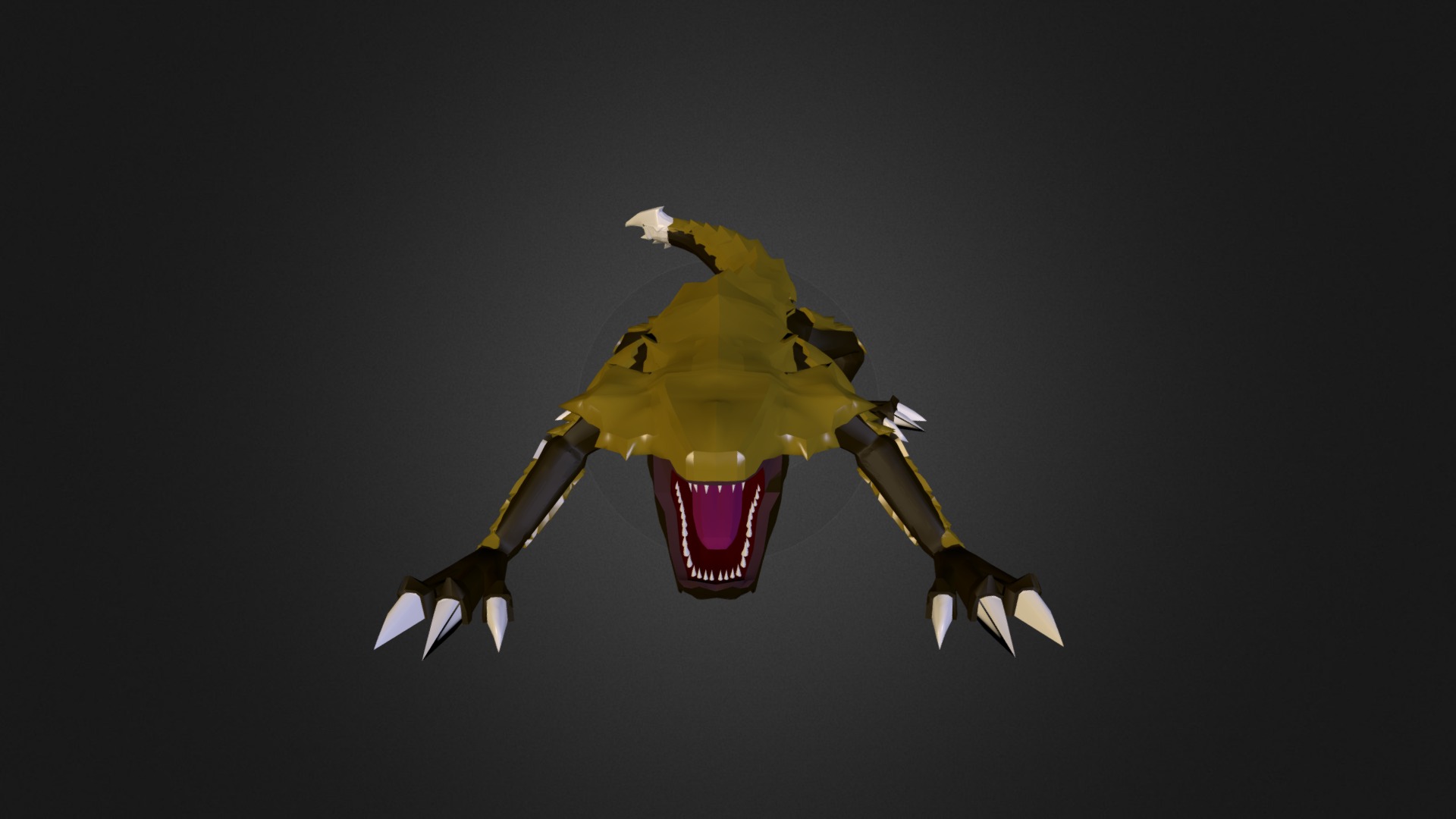 Armored Gecko - 3D model by chrisvdkieft [12cd96a] - Sketchfab