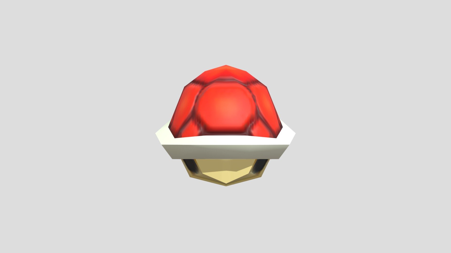MKDD-Red Shell - Download Free 3D model by hz130981 [12cef03] - Sketchfab