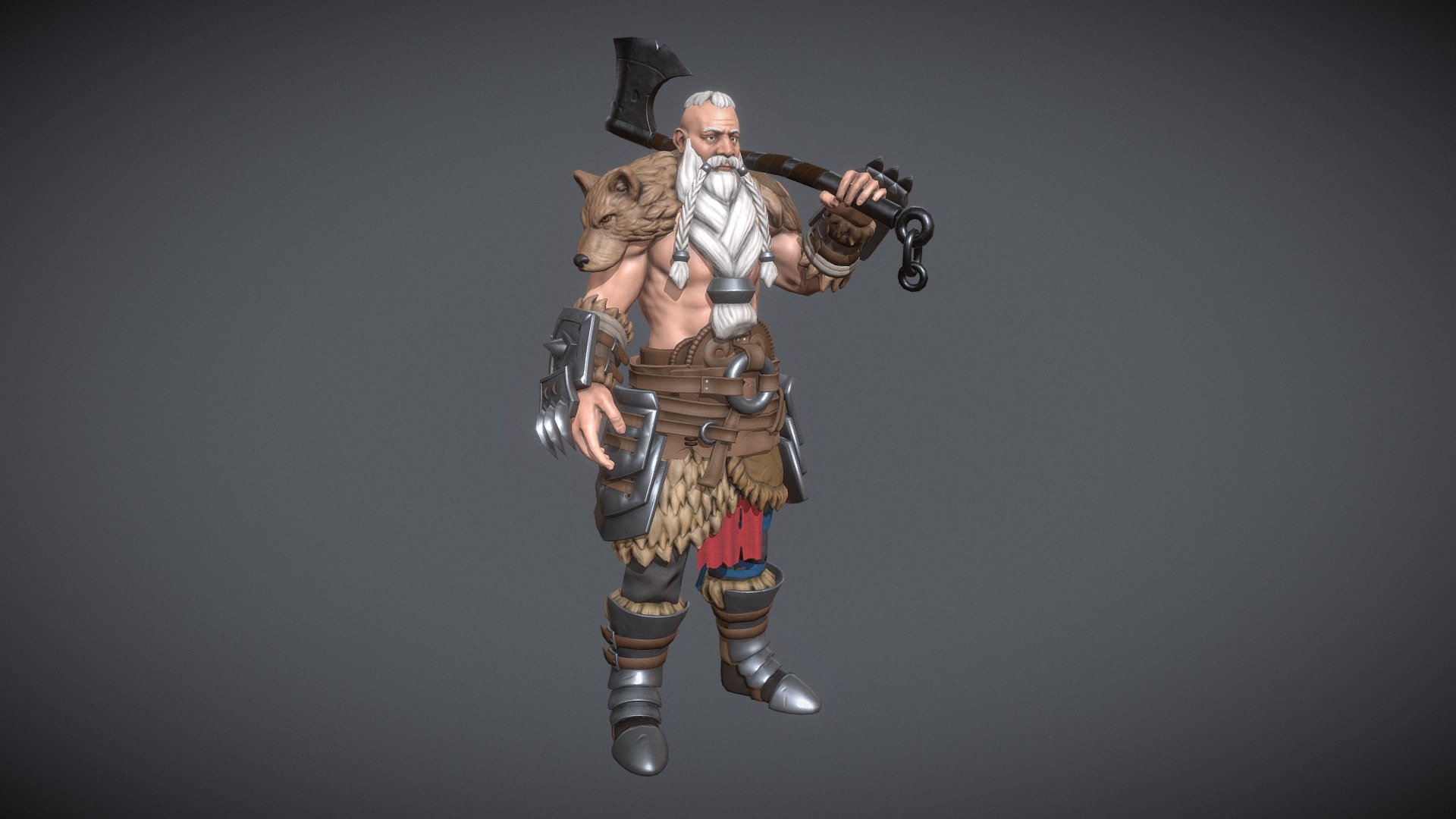 Barbarian - 3D model by henriquetamashiro [12d1375] - Sketchfab