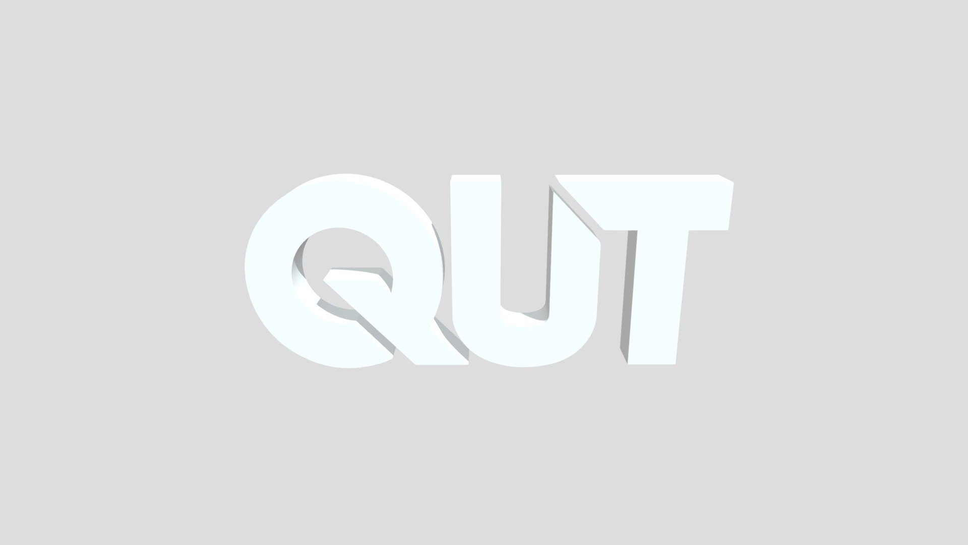 QUT Logo - Download Free 3D model by Riley.Askew [12d1b37] - Sketchfab