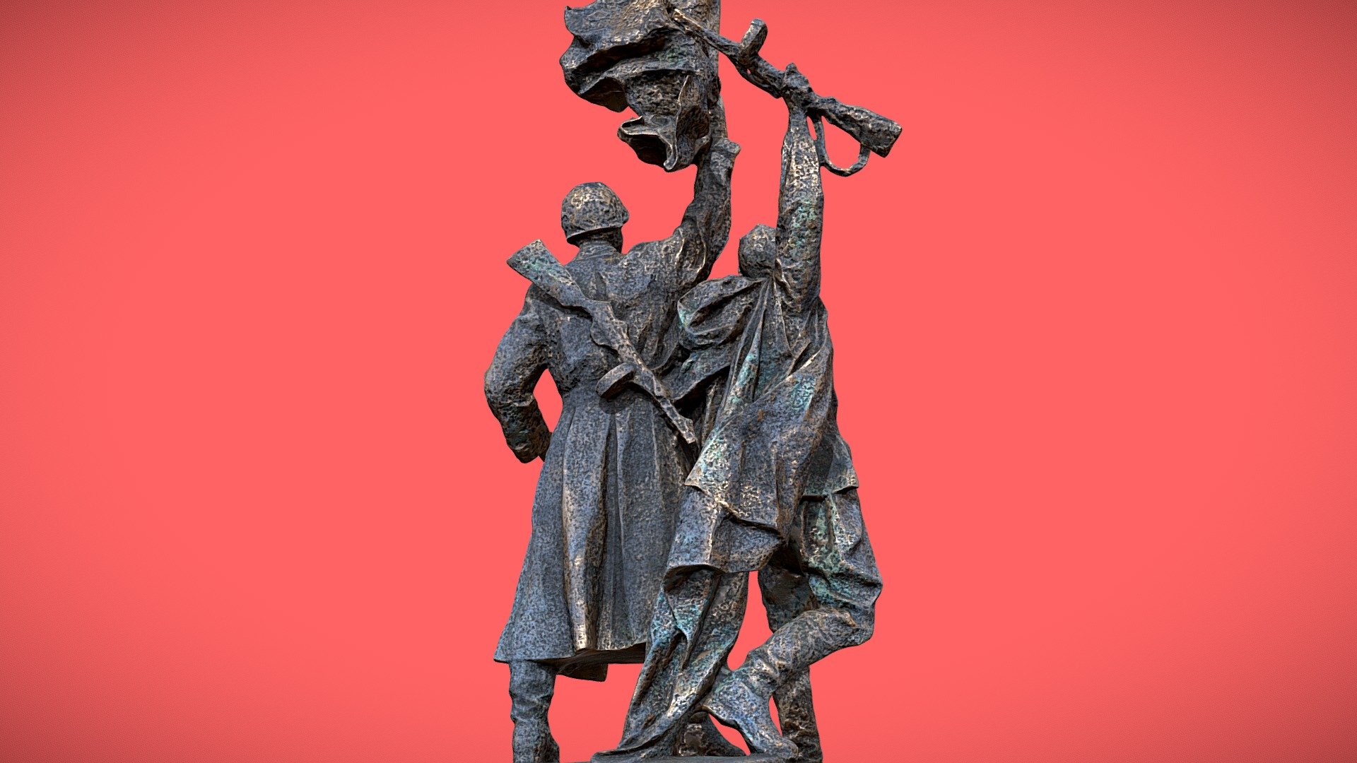 Statue of WW2 Partisans - Download Free 3D model by Оrрндп ЯТG ...