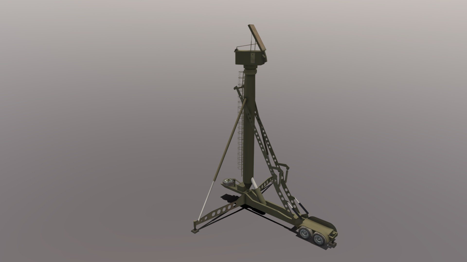 30N6E "Flap Lid" B Phased Array Radar - Download Free 3D model by ...