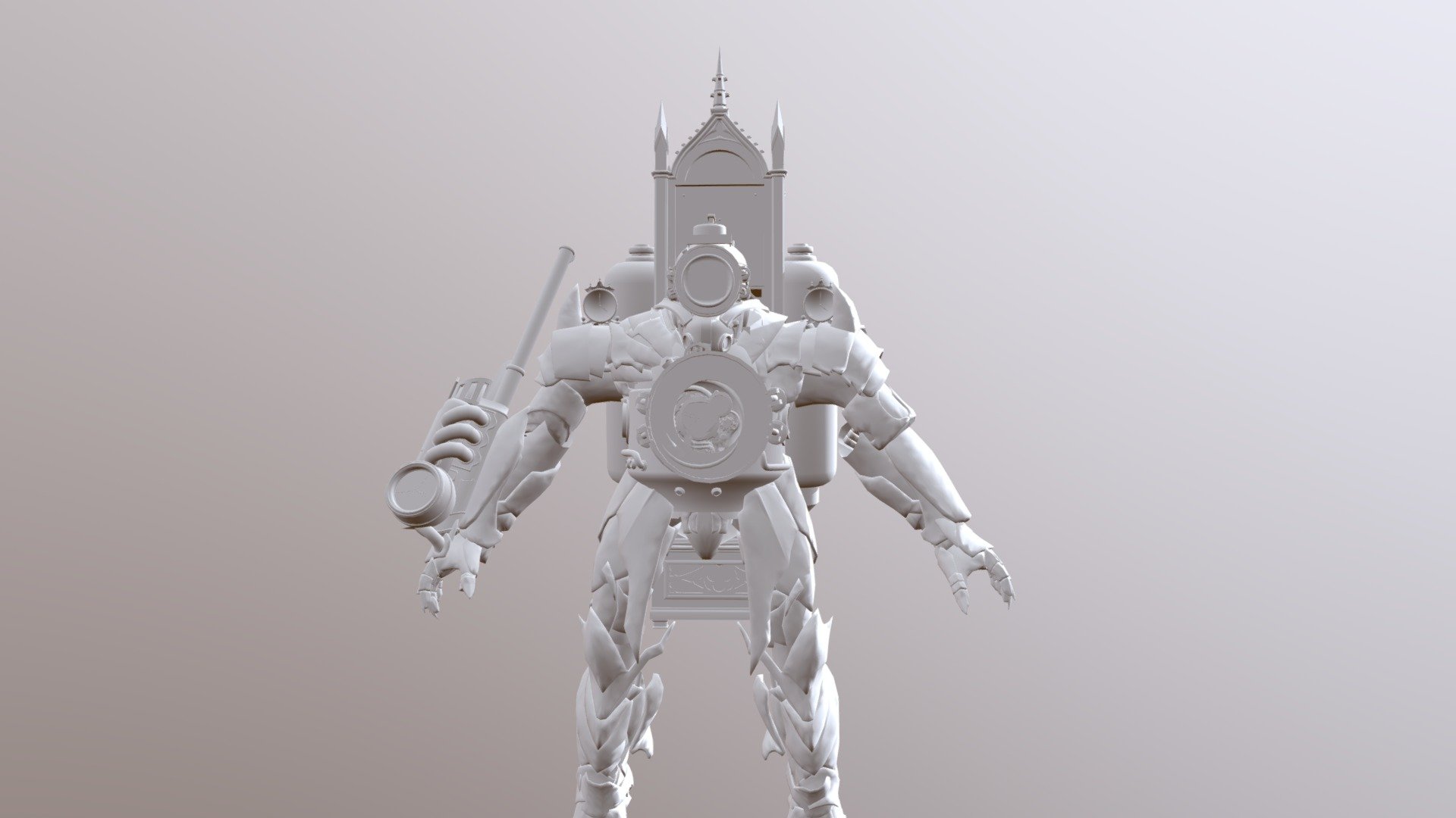 Titan Clockman - Download Free 3D model by ASP ...