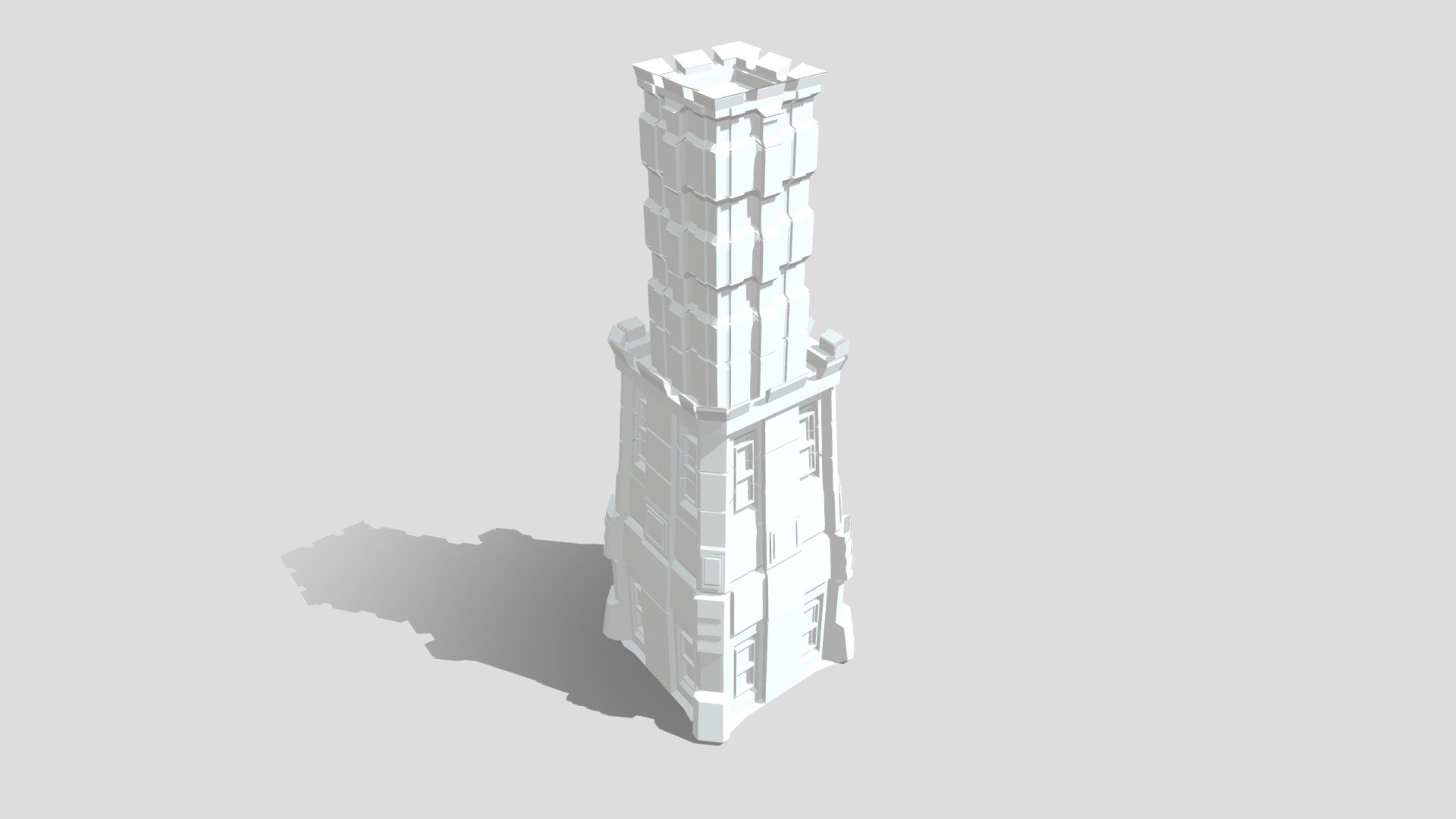 Tower 2 - low poly - Download Free 3D model by Username.blend ...