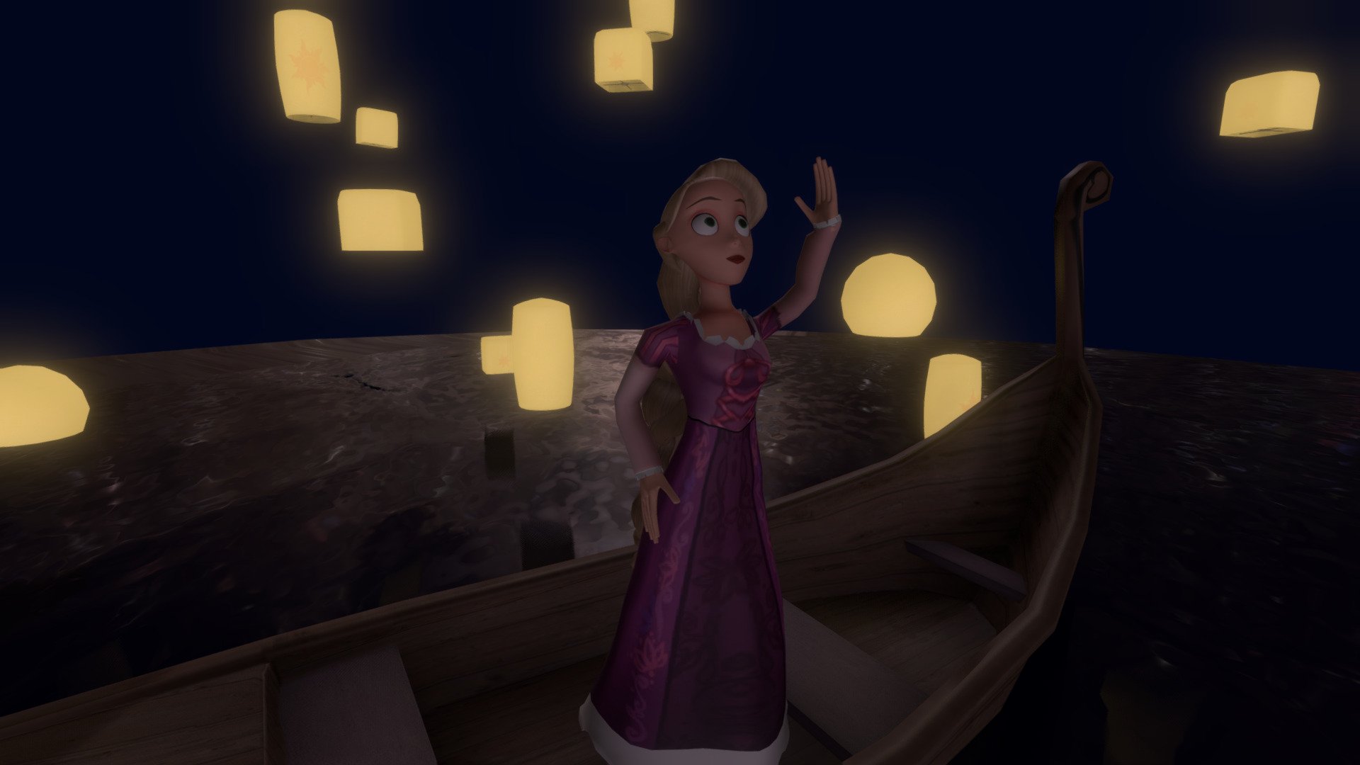 Rapunzel - 3D model by albertluna [12d58bc] - Sketchfab