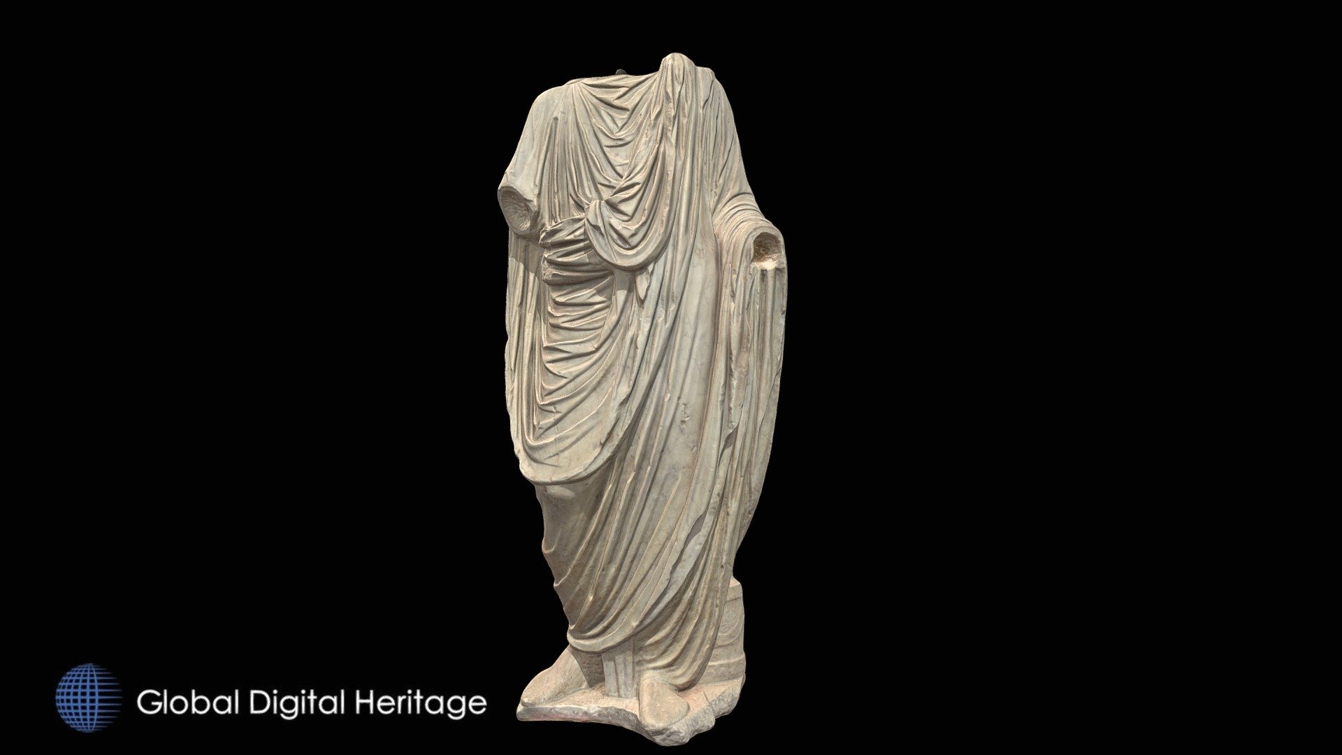 Statue of Man with Toga - Download Free 3D model by Global Digital ...