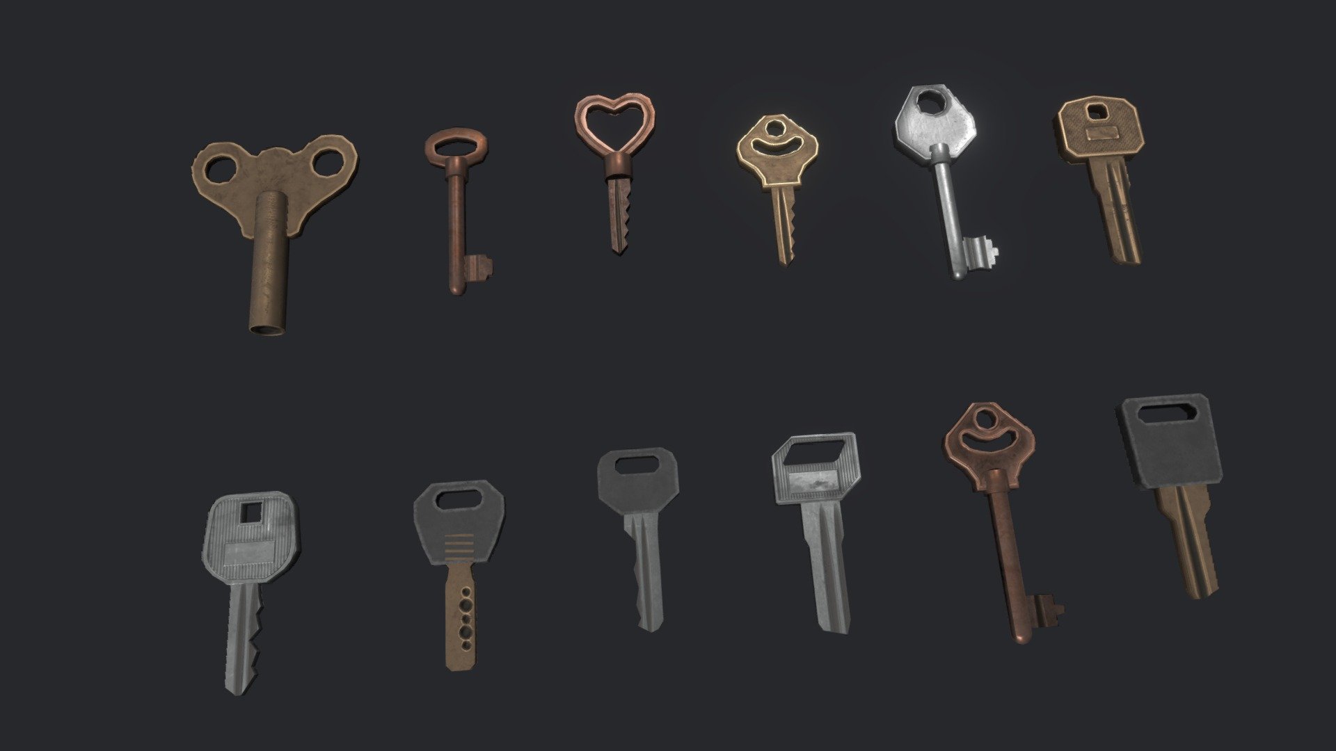 Modular Key Set - Buy Royalty Free 3D model by billionlioe [12d68e5 ...