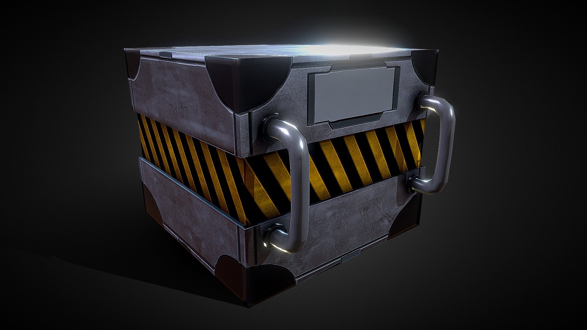 Metal box - 3D model by Paola Antunes (@paola_antunes) [12d6f99 ...