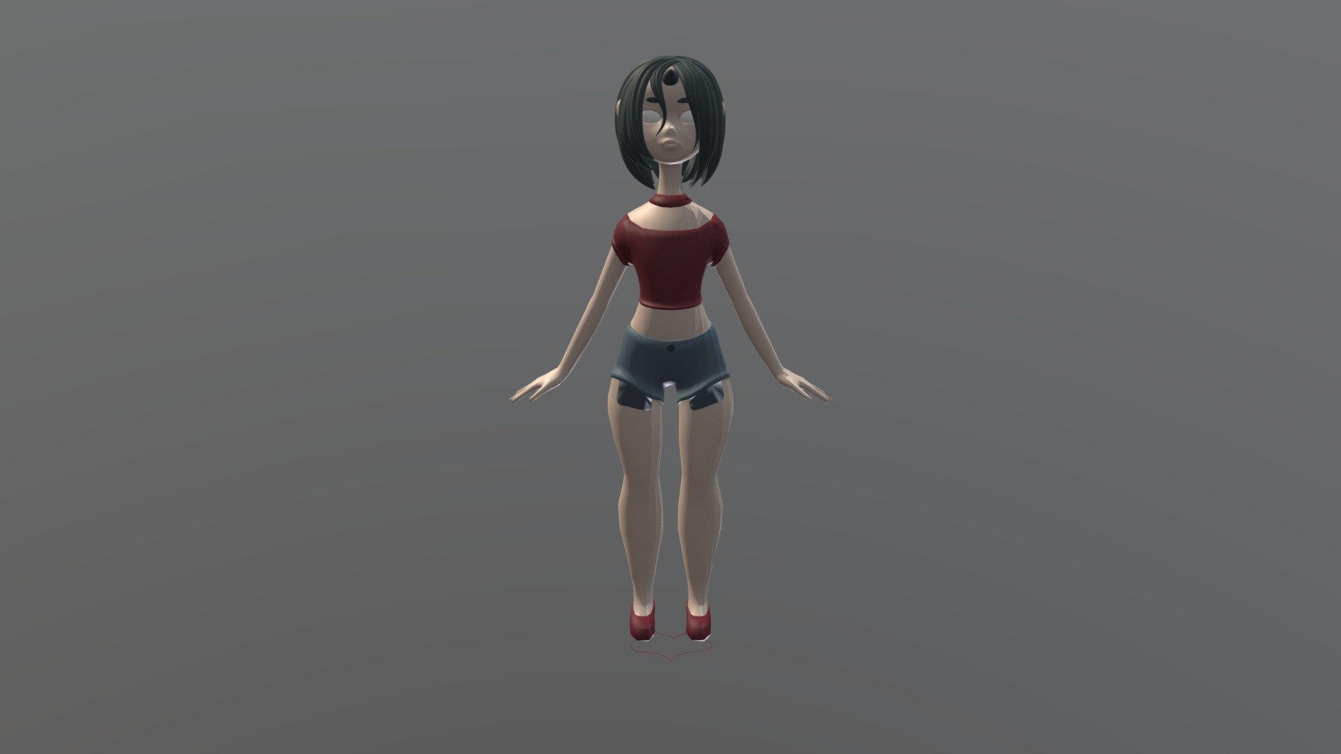 Unicorn girl update - 3D model by luizaghelli [12d71fc] - Sketchfab