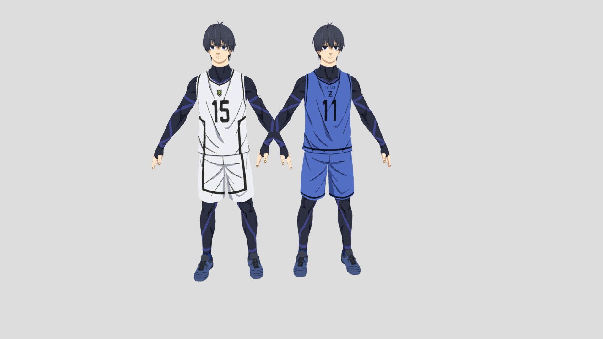 ISAGI BLUE LOCK FREE FIRE 2 STYLES - Download Free 3D model by rocklee ...