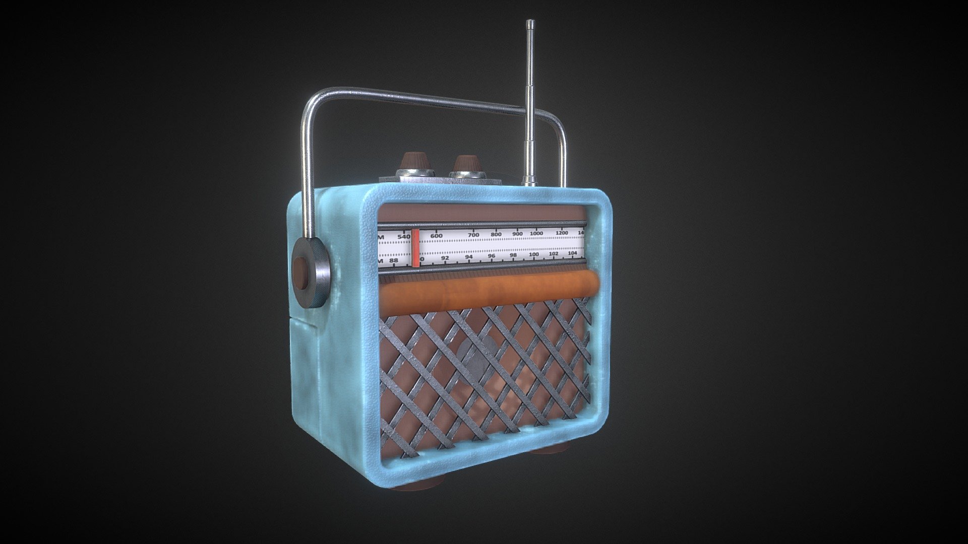 Radio - 3D model by Alekskonn (@alexalexcool) [12d9317] - Sketchfab