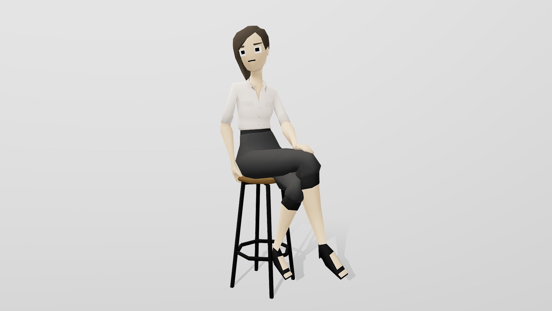 Business lady - Download Free 3D model by Jan Bláha (@swifterik ...