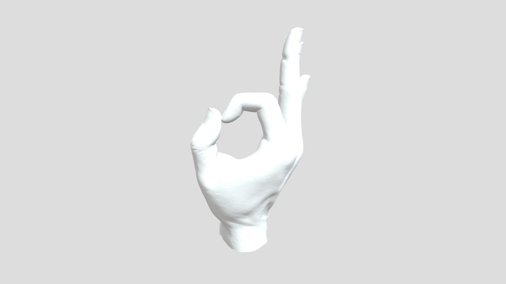 Hand Ok - 3D model by dinalt [12dd114] - Sketchfab