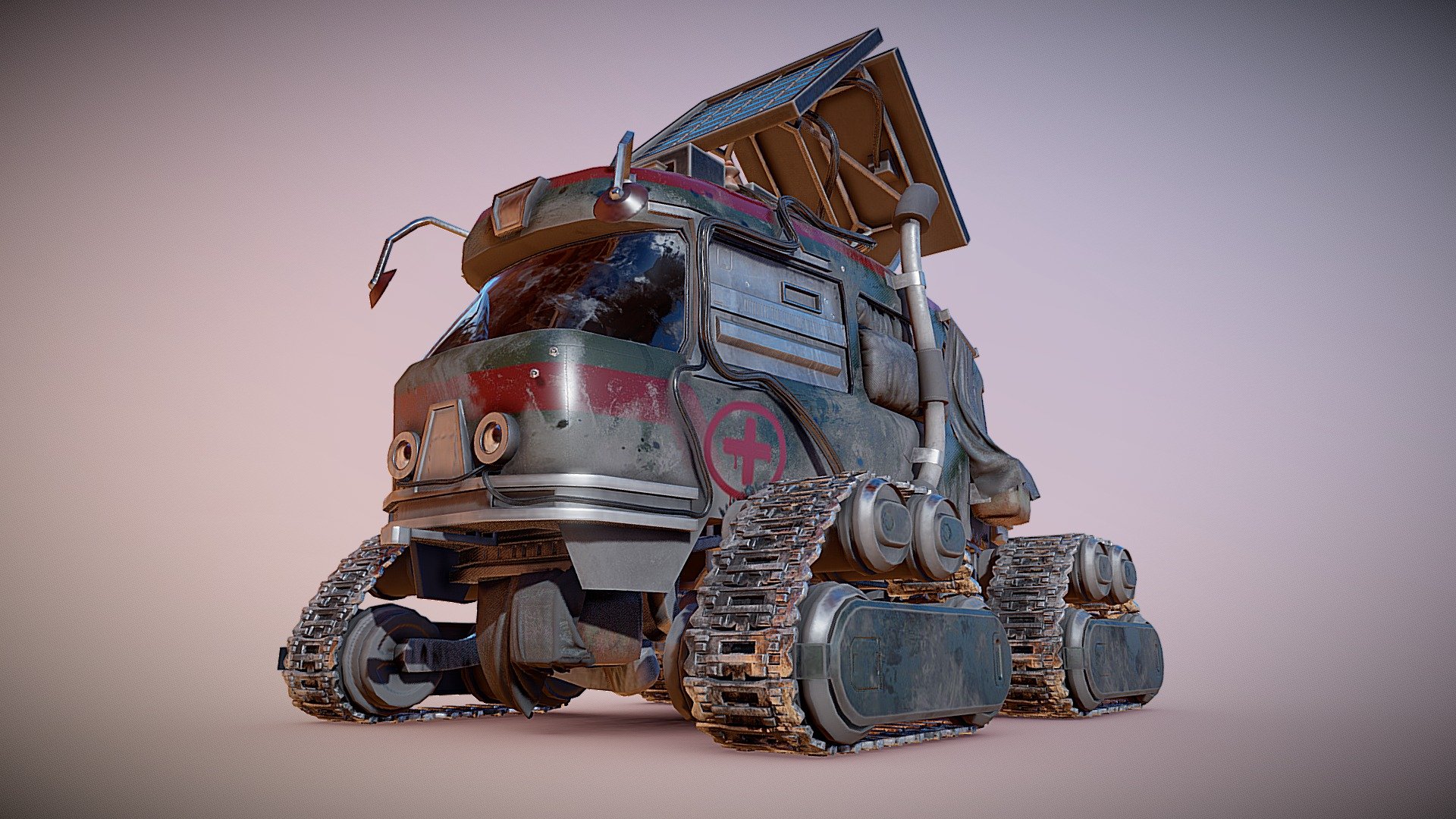 Post WW3 Tatra Style Tram - Download Free 3D model by futaba@blender ...