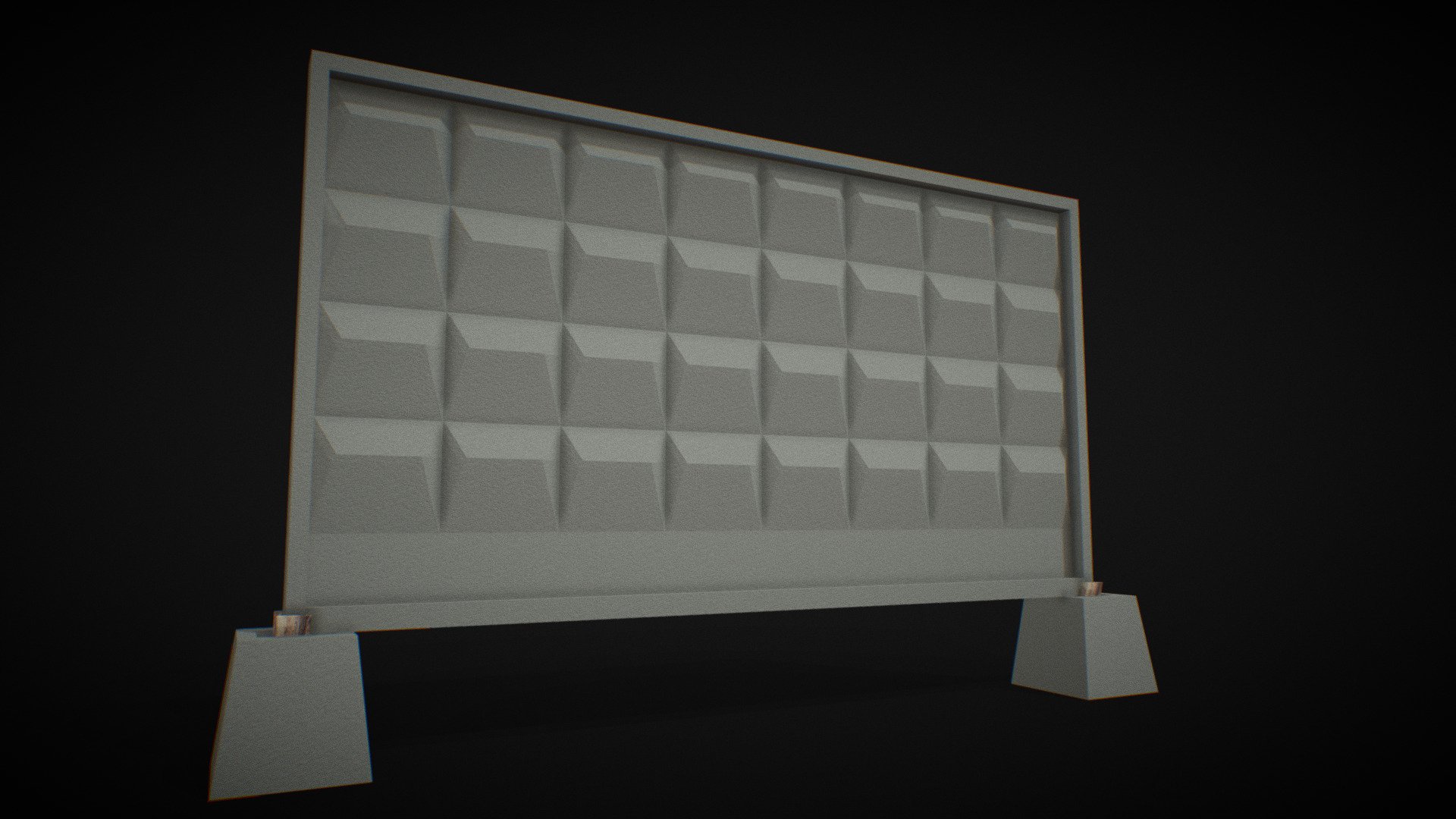 A soviet construction wall. - Download Free 3D model by Valger [12de9f4 ...