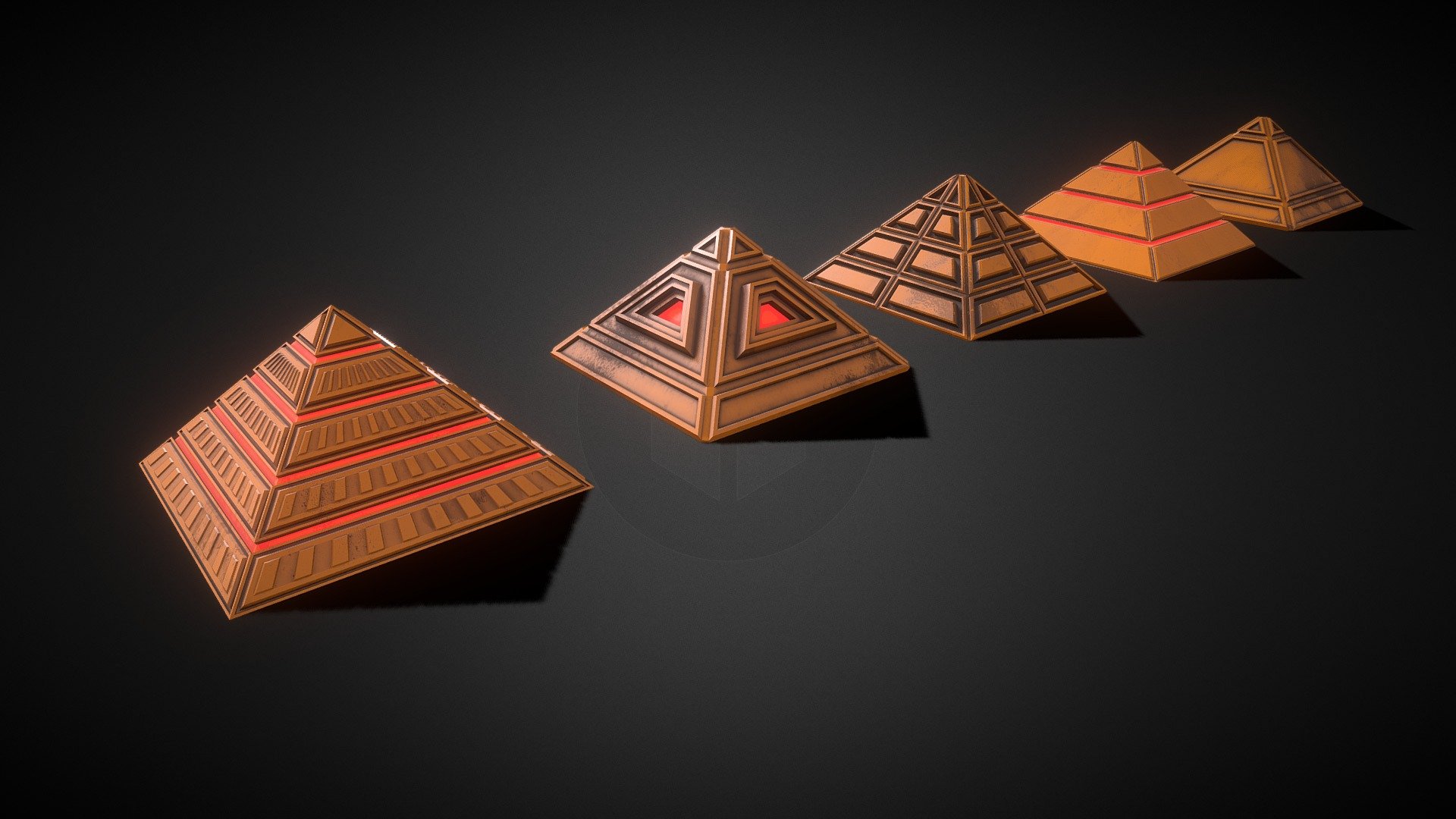 Sci- Fi Pyramid Plastic (Part One) - Buy Royalty Free 3D model by Md ...