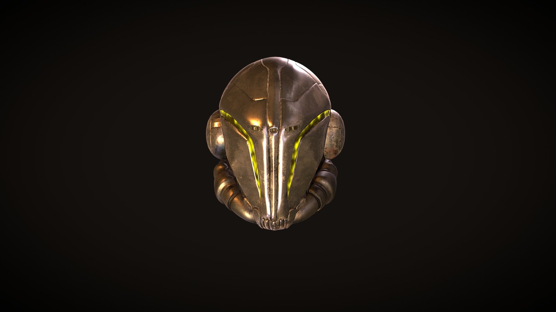 Sci-Fi Villain Helmet - 3D model by Saillish [12e2dd4] - Sketchfab