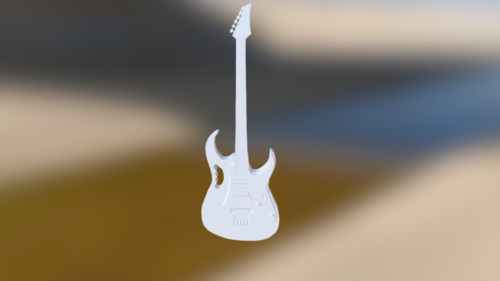 Guitar Export Test - 3D model by Redblade [12e2e84] - Sketchfab