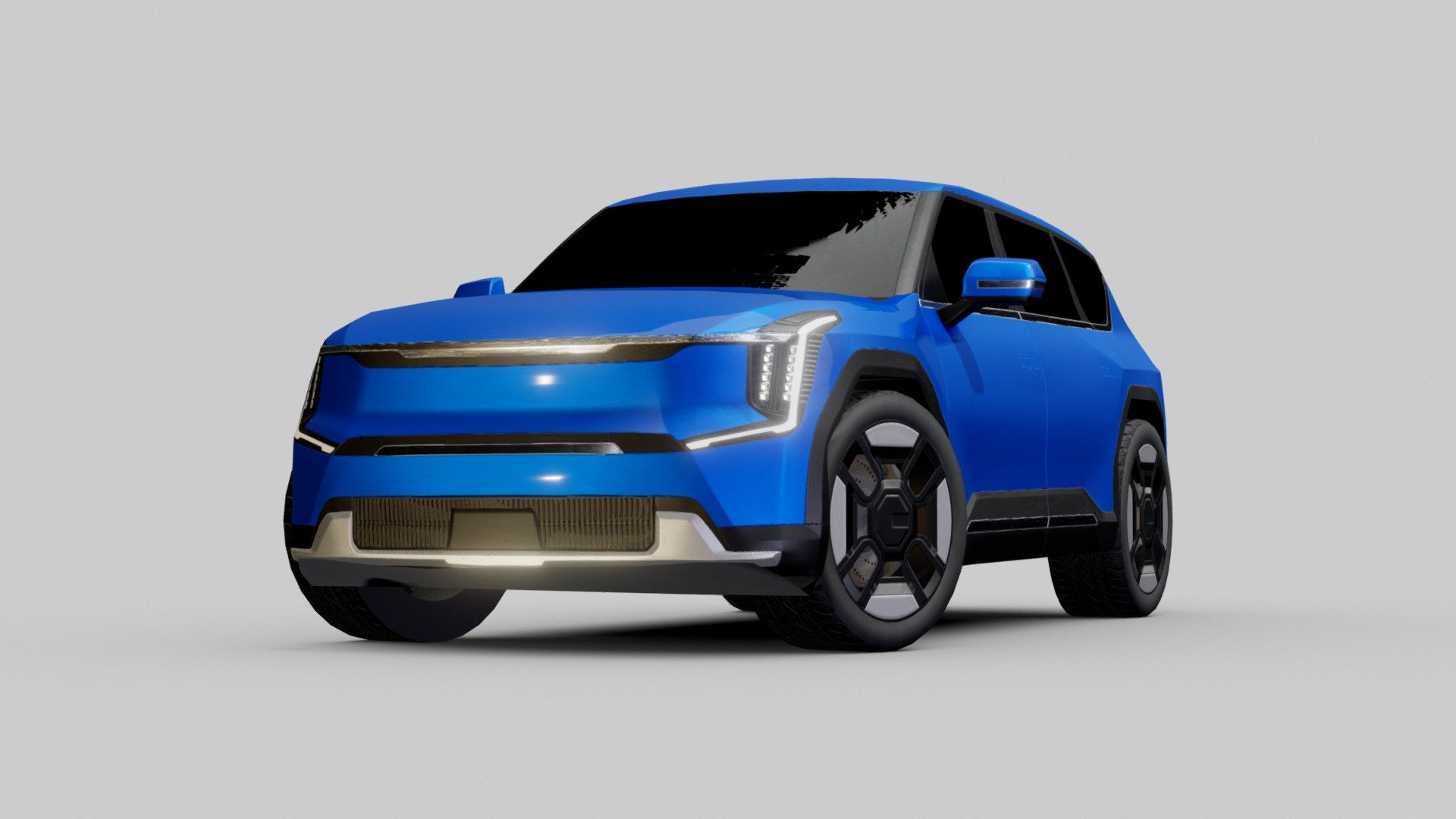 KIA EV9 - 3D model by iSteven (@OneSteven) [12e317e] - Sketchfab