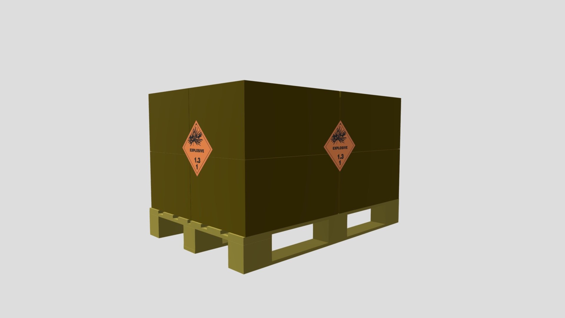Pallet Explosives 1.3 - Download Free 3D model by CourseDesign [12e33d6 ...