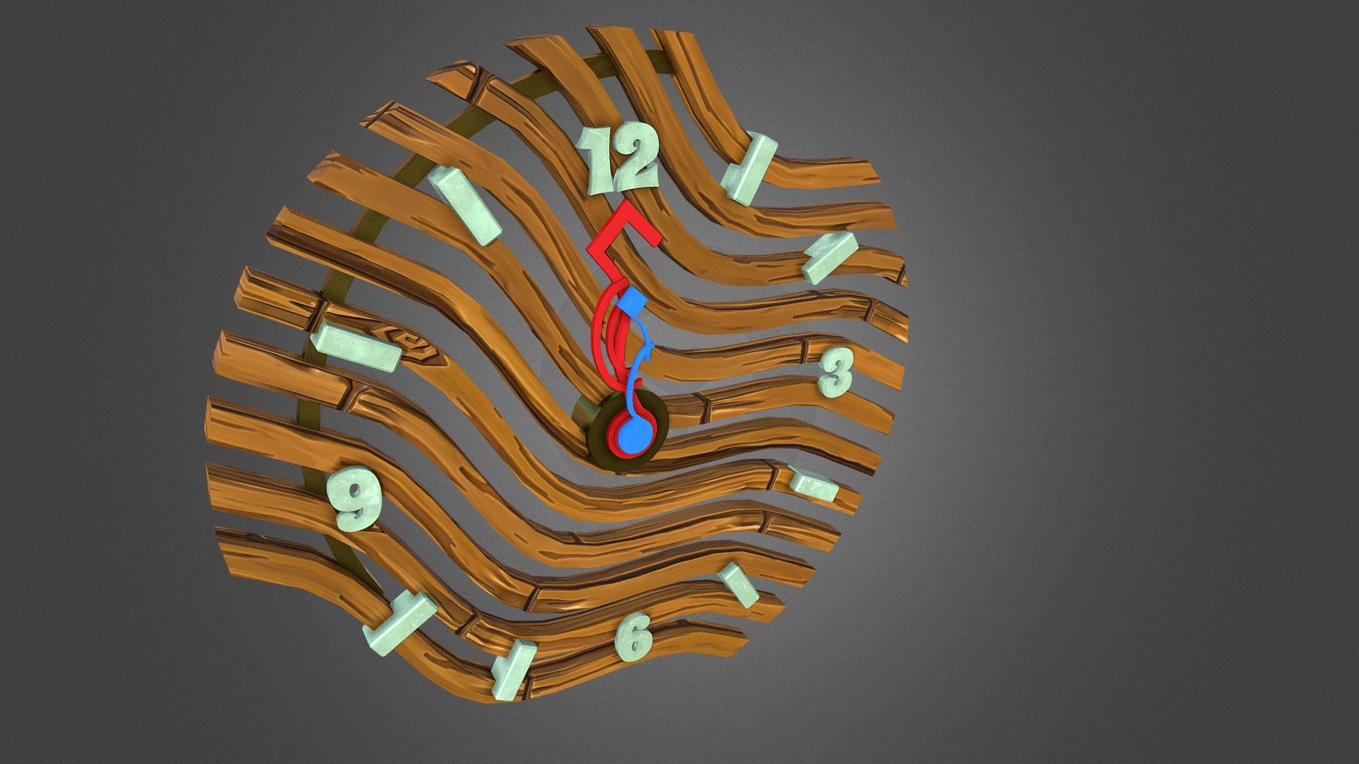 Clock - 3D model by Tenshinzo [12e3fc7] - Sketchfab