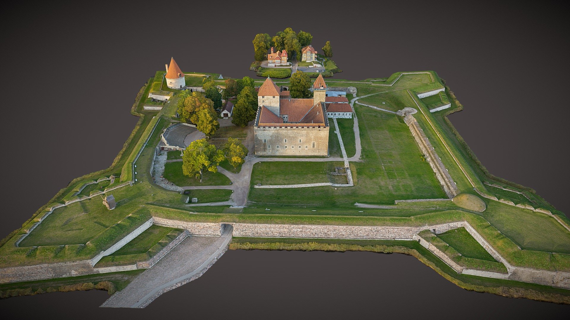 Kuressaare Castle - 3D model by Saulius.Zaura [12e8c9e] - Sketchfab