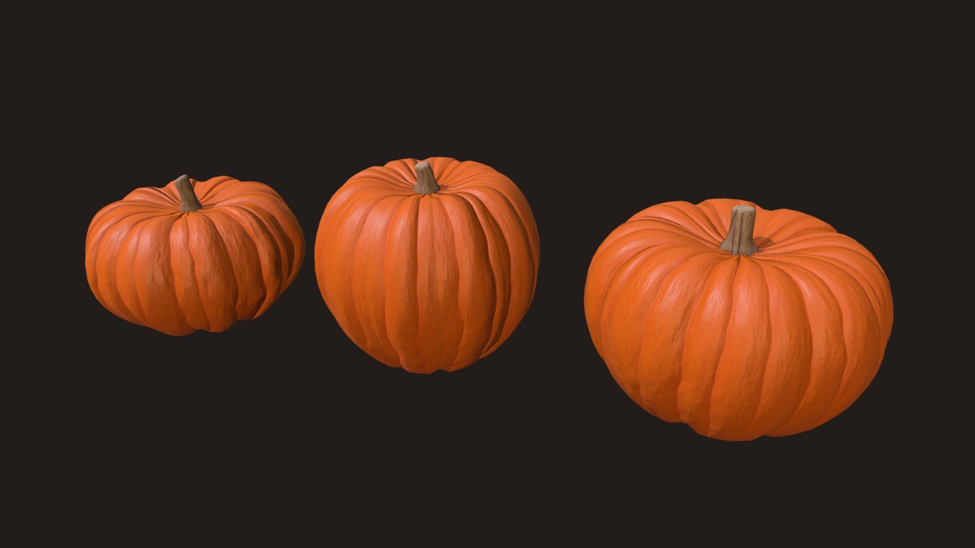 Pumpkins - 3D model by Crazy_8 (@korboleevd) [12e9c28] - Sketchfab