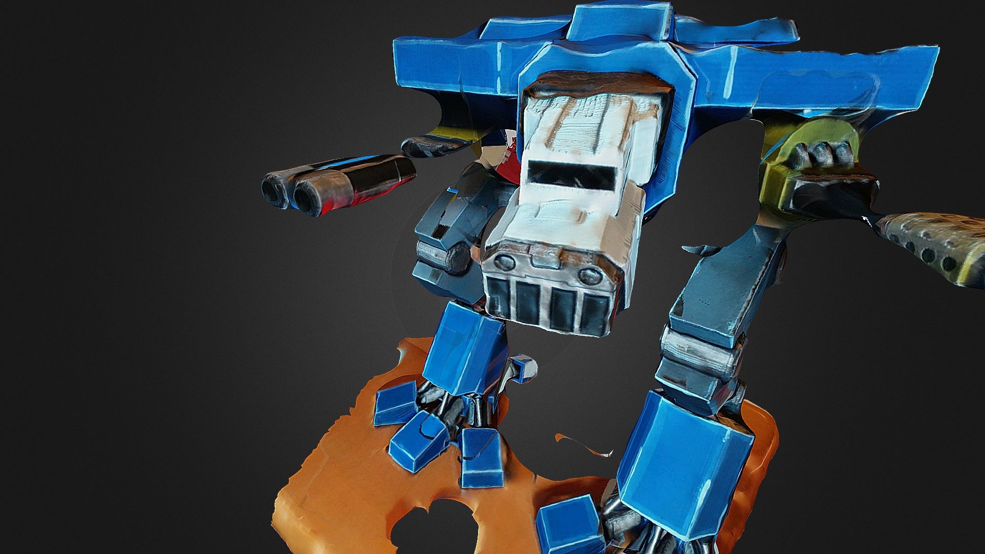 Warhammer 40k Titan - Painted - 3D model by Pierre-Antoine (@pa ...