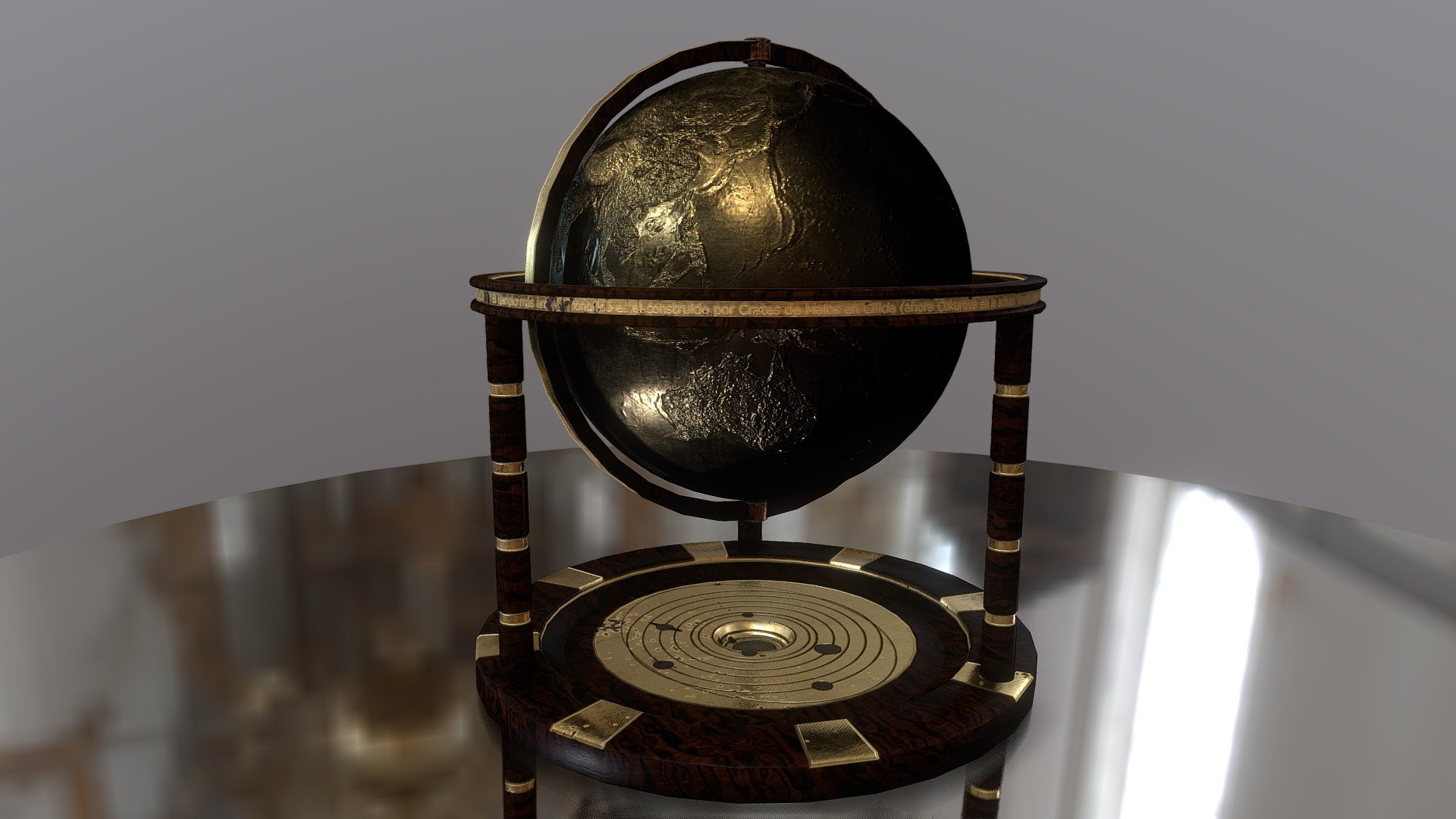The first terrestrial globe - 3D model by Canary Games (@CanaryGames ...
