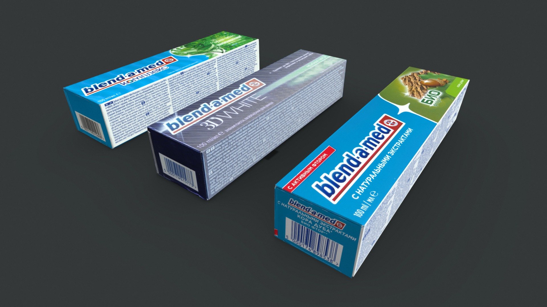 Toothpaste packaging | Blend-a-med - 3D model by Aleksei (@virare5d ...