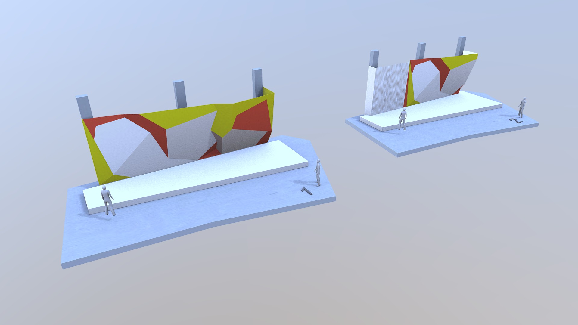 KWall - 3D model by Rocksbox [12ee62a] - Sketchfab