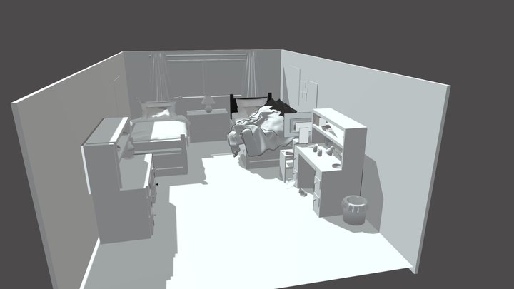 Dorm 3D models - Sketchfab