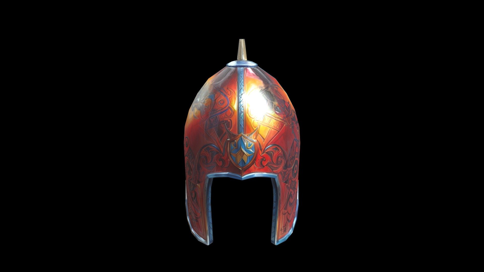 Meshy Helmet Fantasy Astral Sentinel Helm - Download Free 3D model by ...