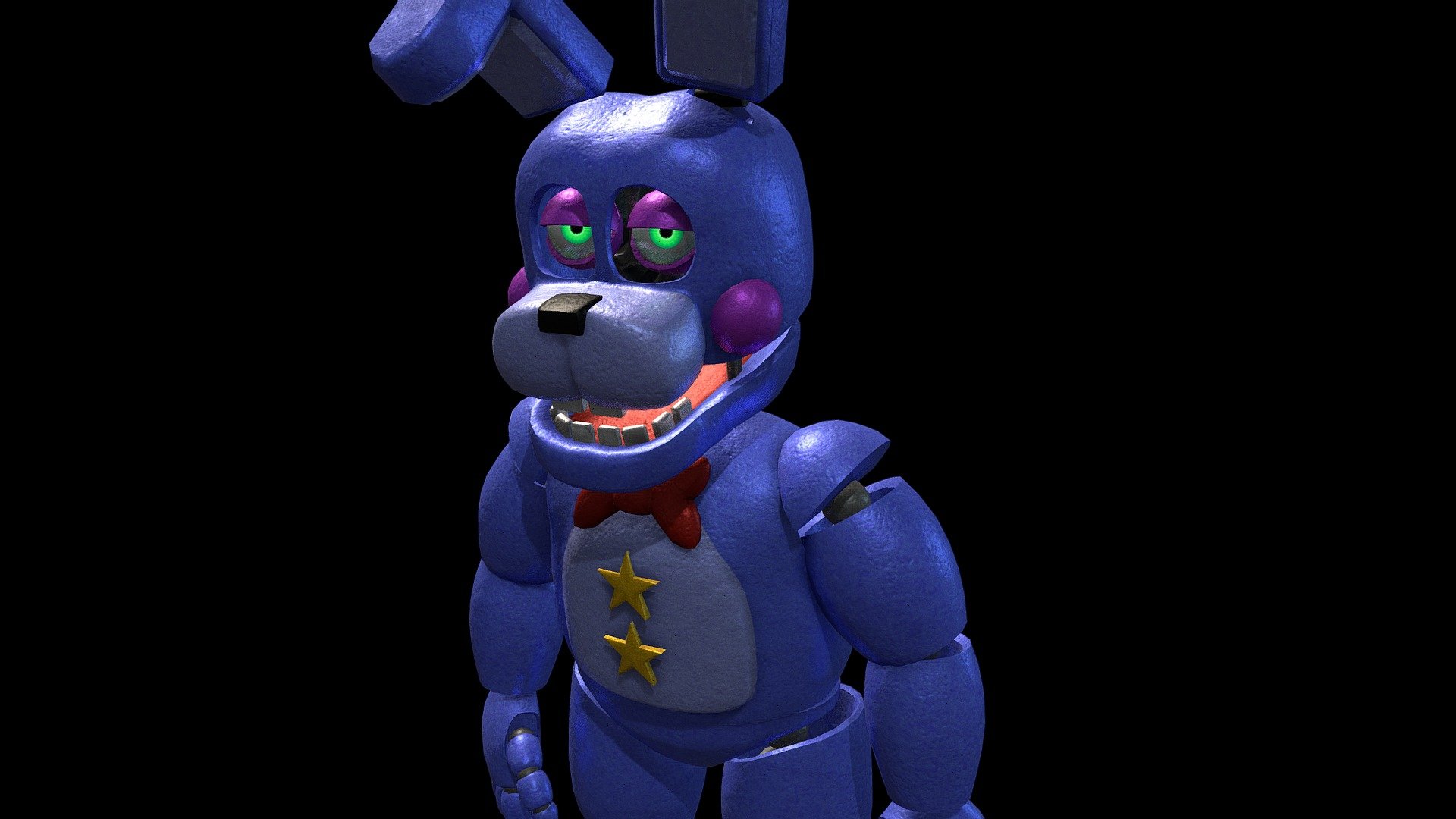 Rockstar Bonnie (FNAF AR: Special Delivery) - Download Free 3D model by ...