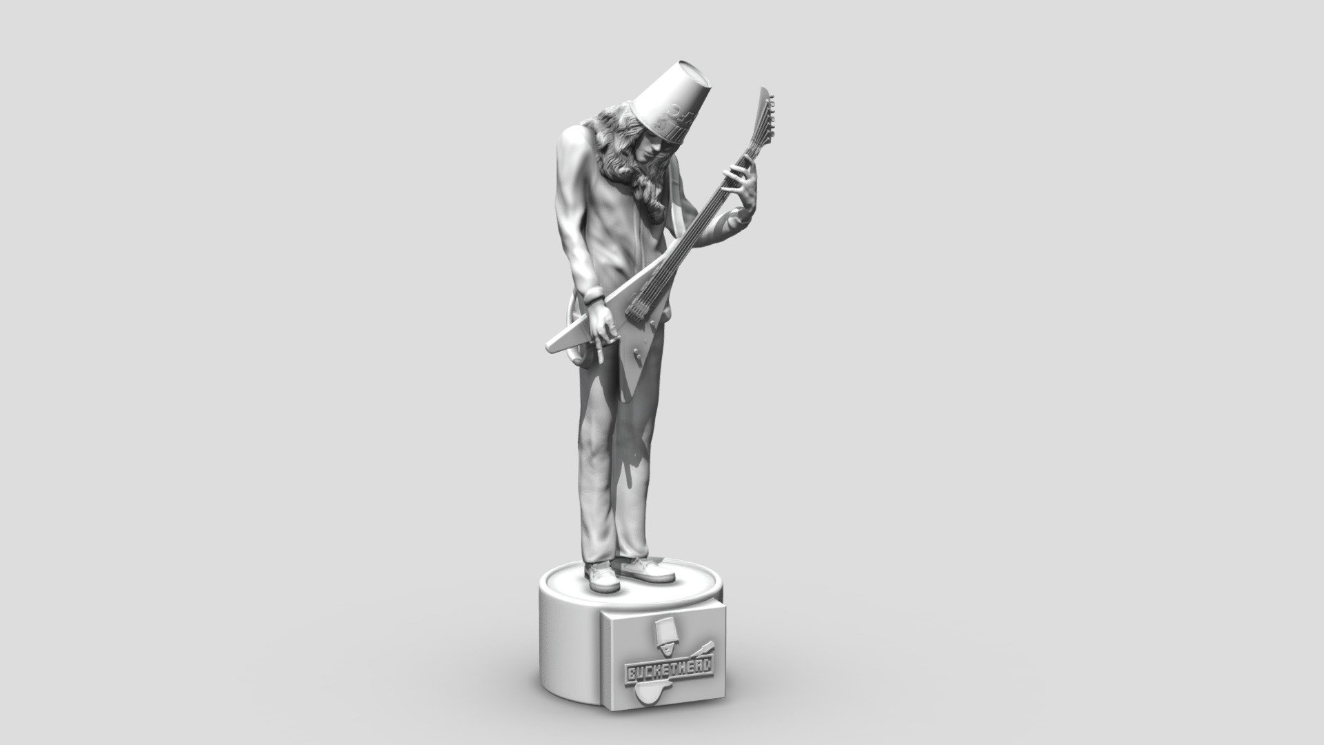 Buckethead - 3D printing - Buy Royalty Free 3D model by ronnie_yonk ...