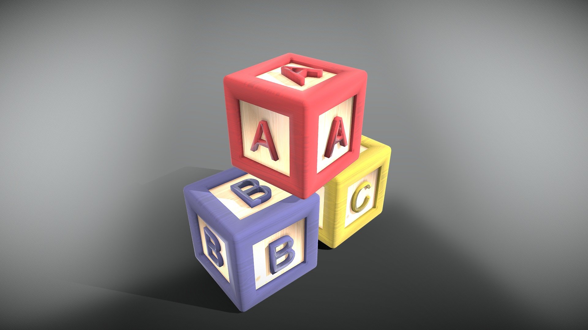 ABC Blocks - Buy Royalty Free 3D model by robfitzy [12efd38 ...