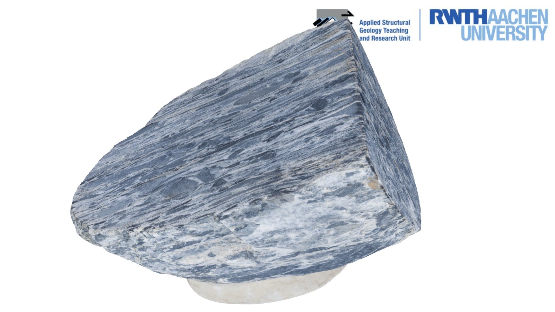 Spcm 4-7 | LS tectonite, deformed conglomerate - 3D model by Applied ...