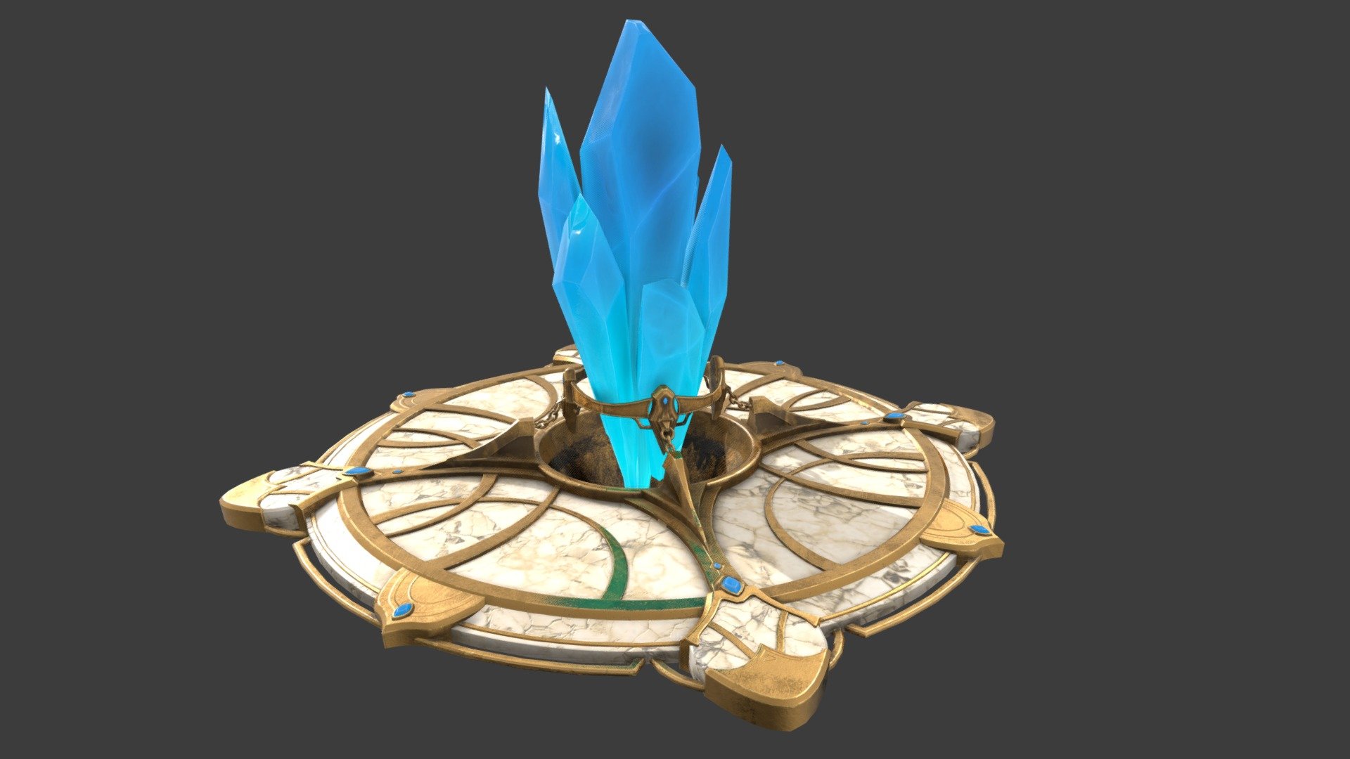 Crystal Platform - 3D model by Grasgards [12f2c1f] - Sketchfab