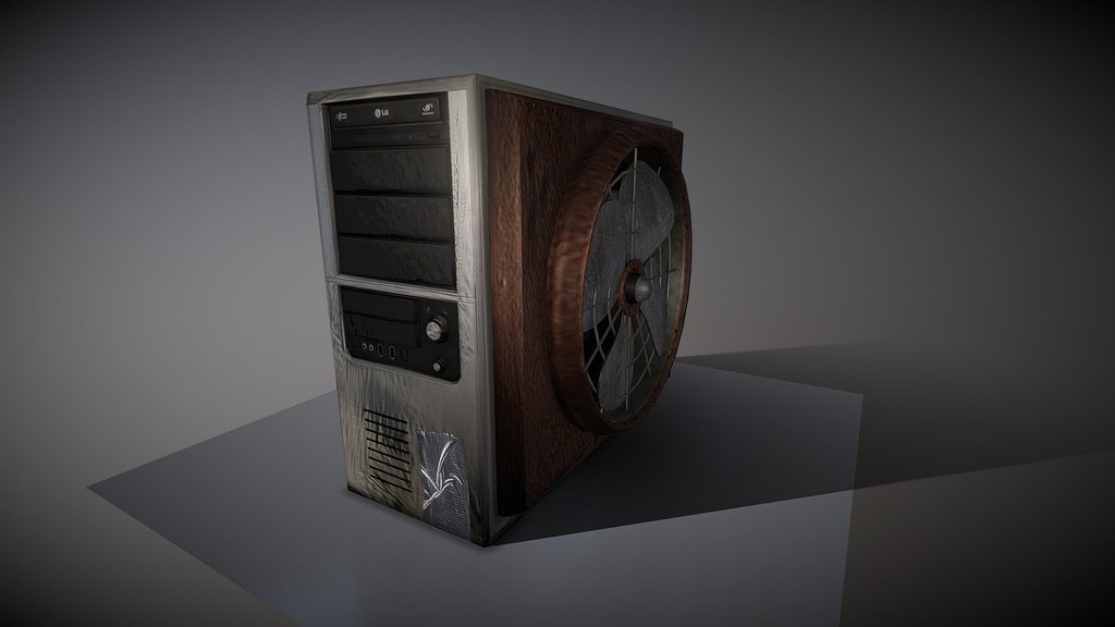 Computer Tower - Downloads - A 3D model collection by The Lister ...
