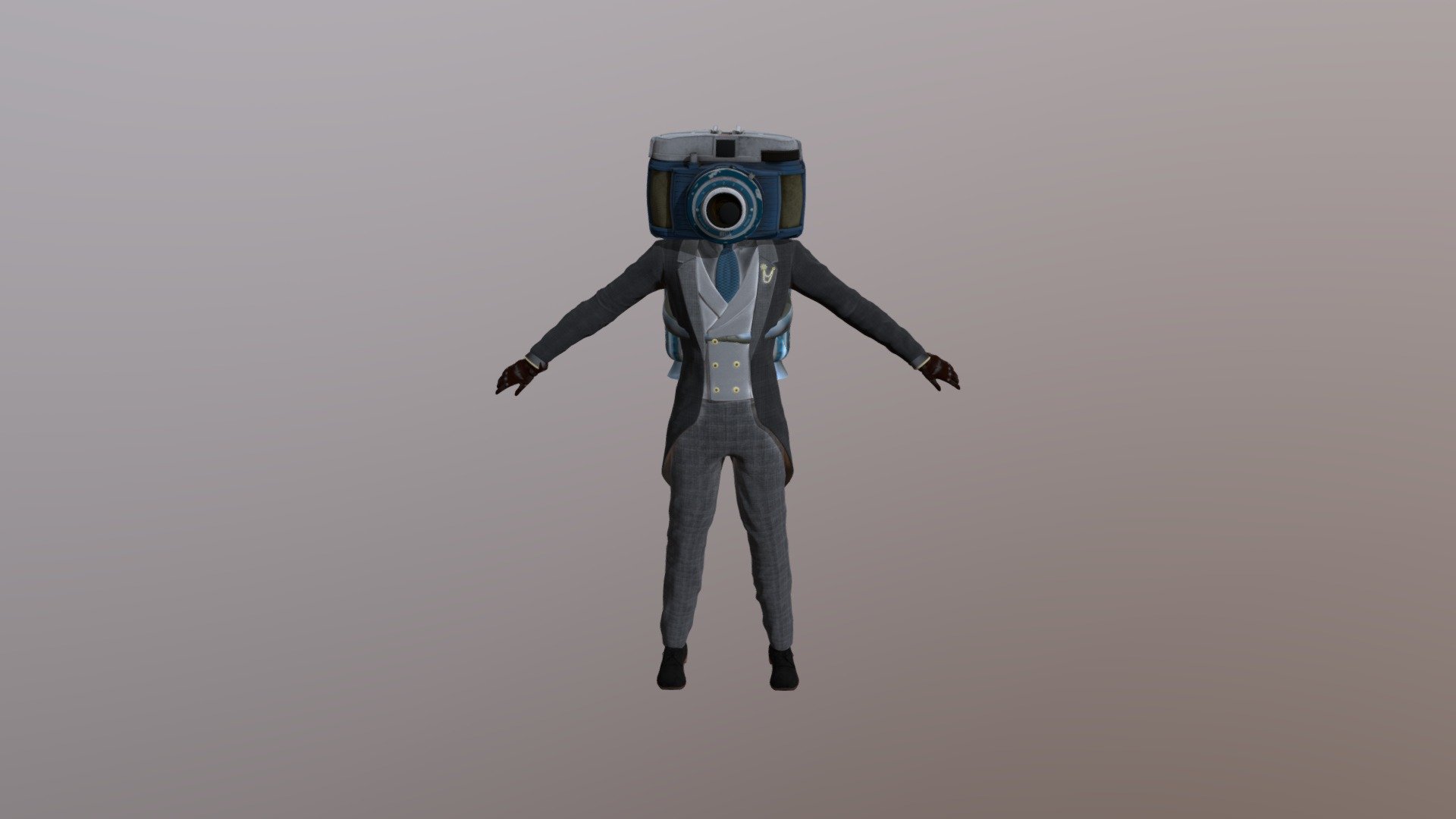 Official Blue Cameraman DOM STUDIO - Download Free 3D model by ASP ...