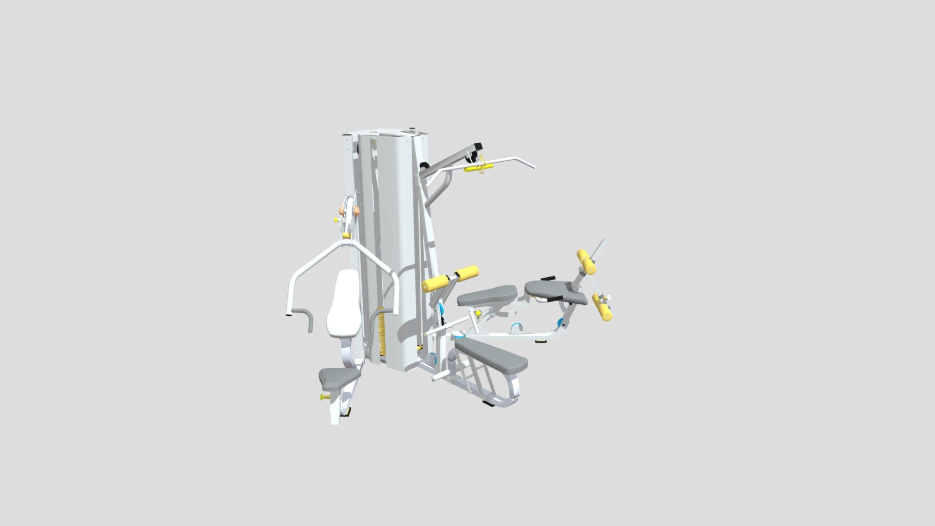 Cybex_Multigym_525 - 3D model by BT (@benjamin.tima) [12f4ca7] - Sketchfab