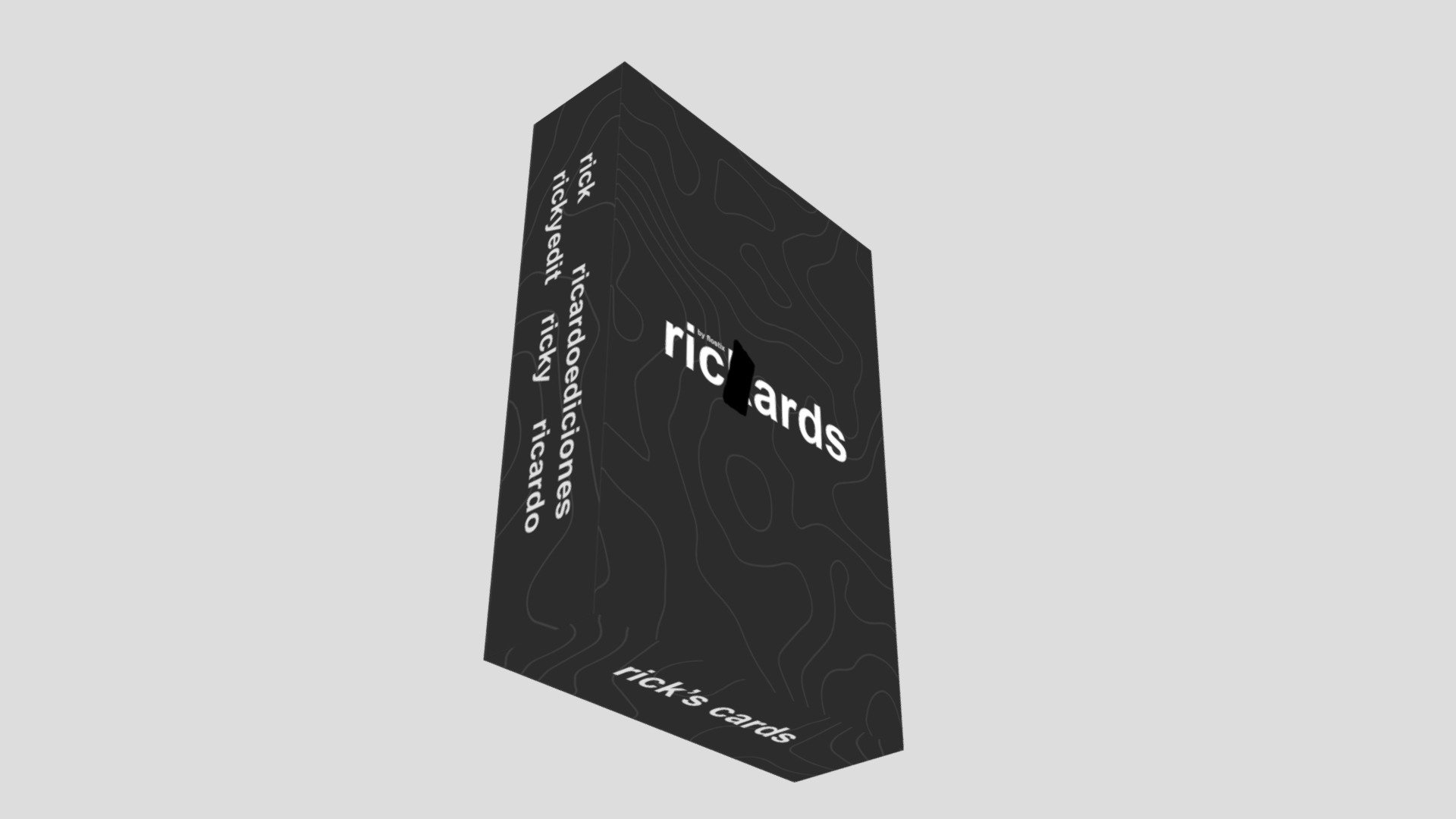 rick's cards - 3D model by flostix [12f6093] - Sketchfab