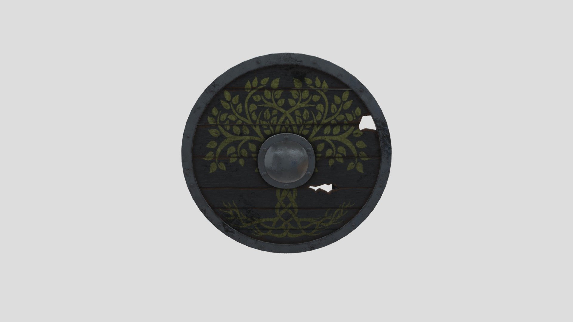 Realistic Viking Shield - 3D model by SpookyWizard27 [12f6335] - Sketchfab