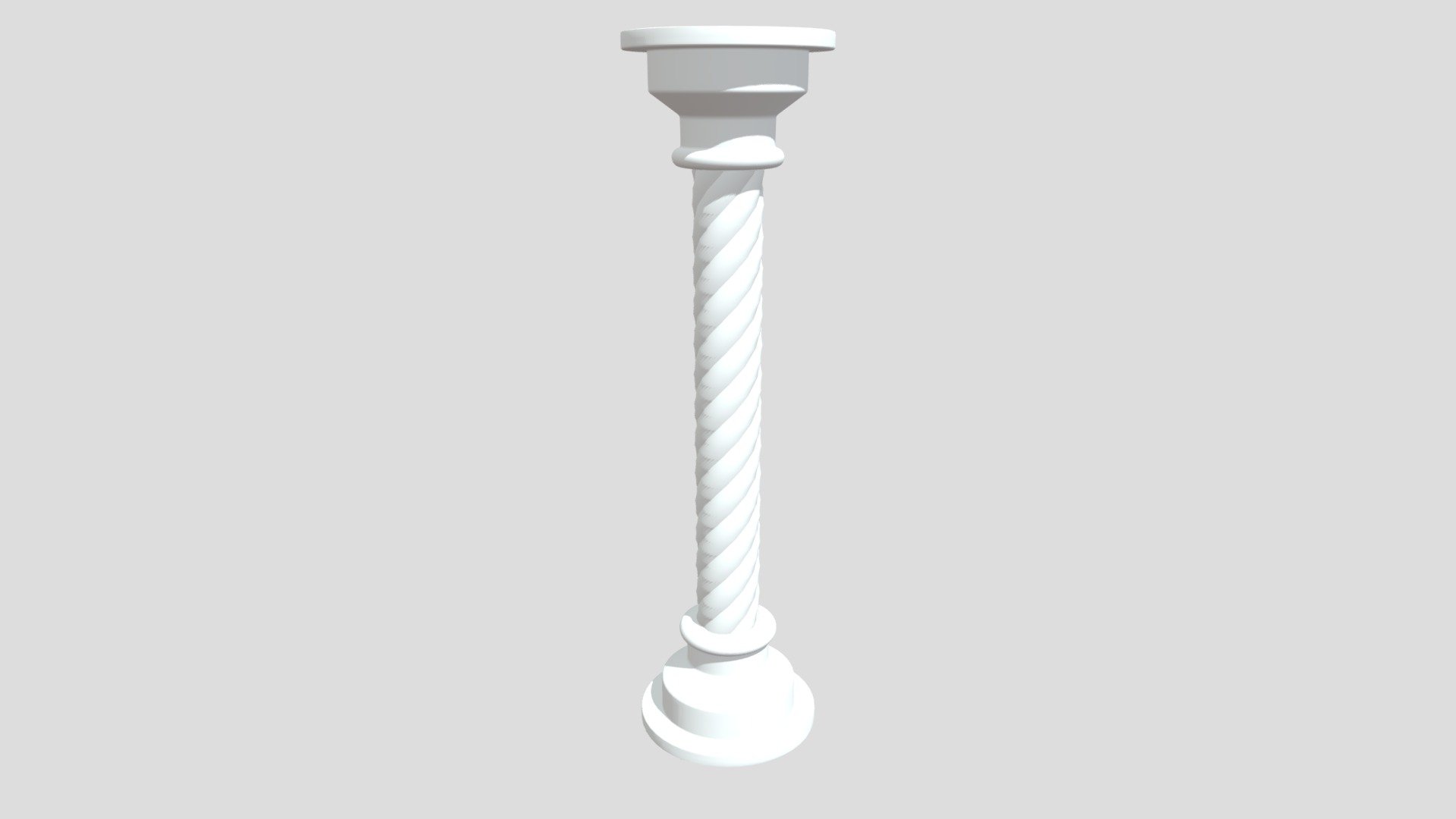 Twisted Pillar - 3D model by yashviupadhyaya [12f683e] - Sketchfab